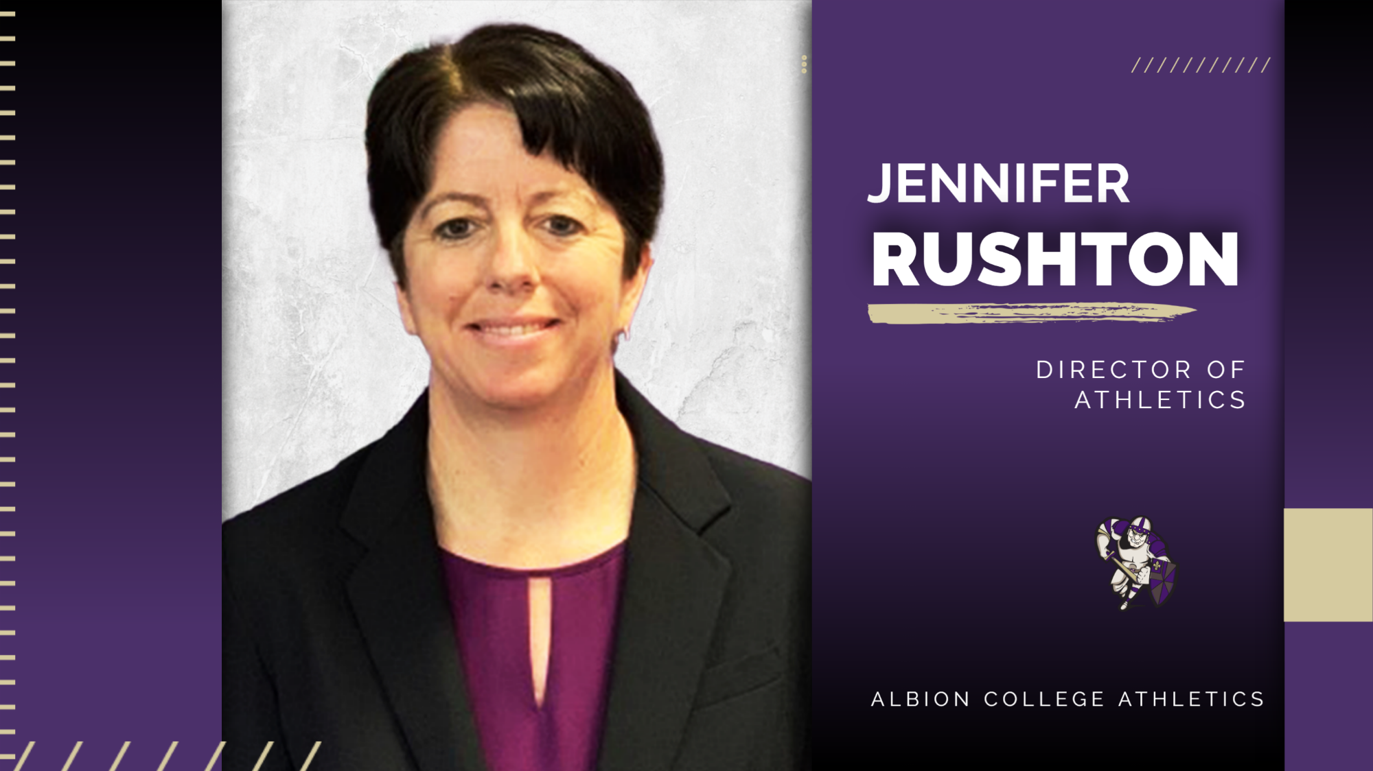 Jennifer Rushton named director of athletics - Albion College