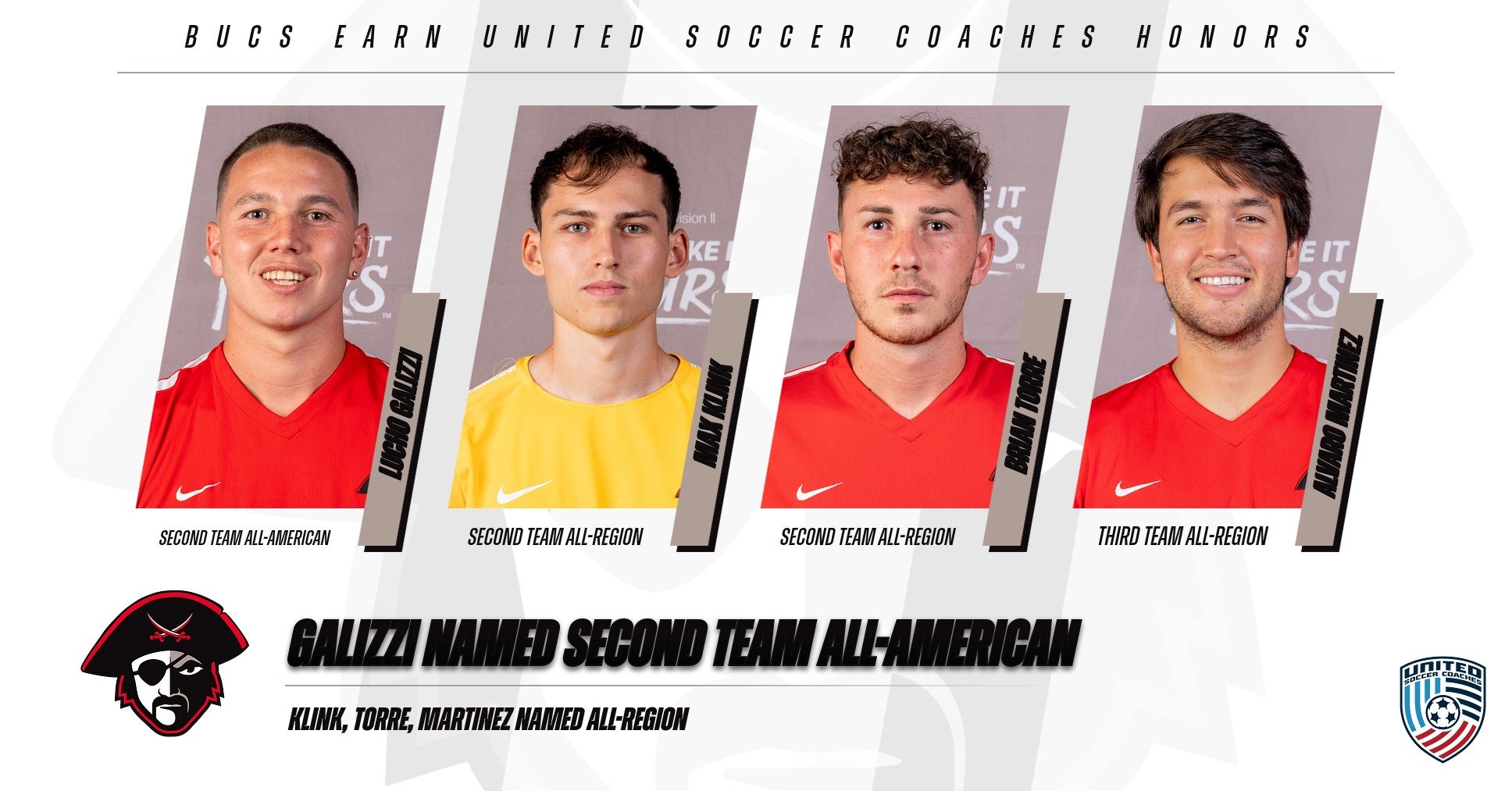 Galizzi Named Second Team All-American, Trio of Bucs Tabbed All-Region ...