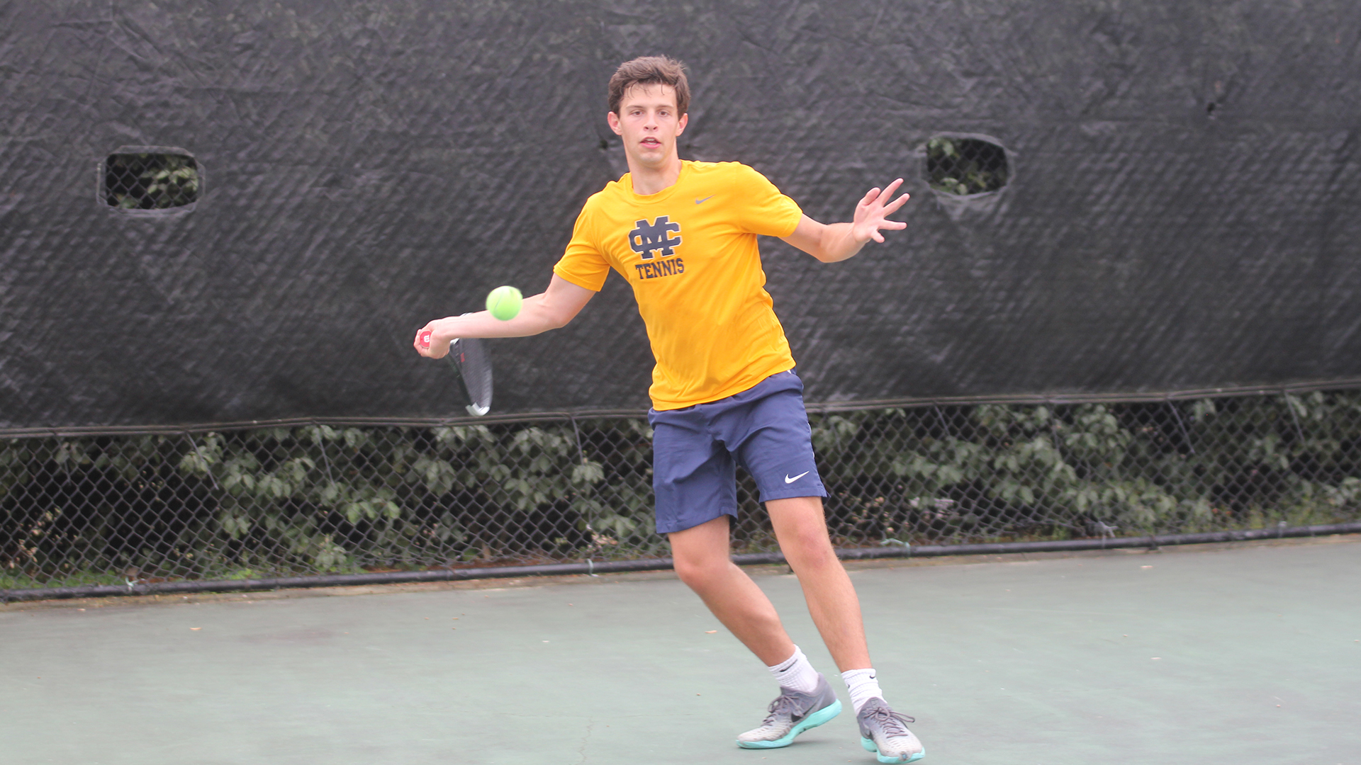Men's Tennis Comes Up Short on Senior Day - Mississippi College Athletics