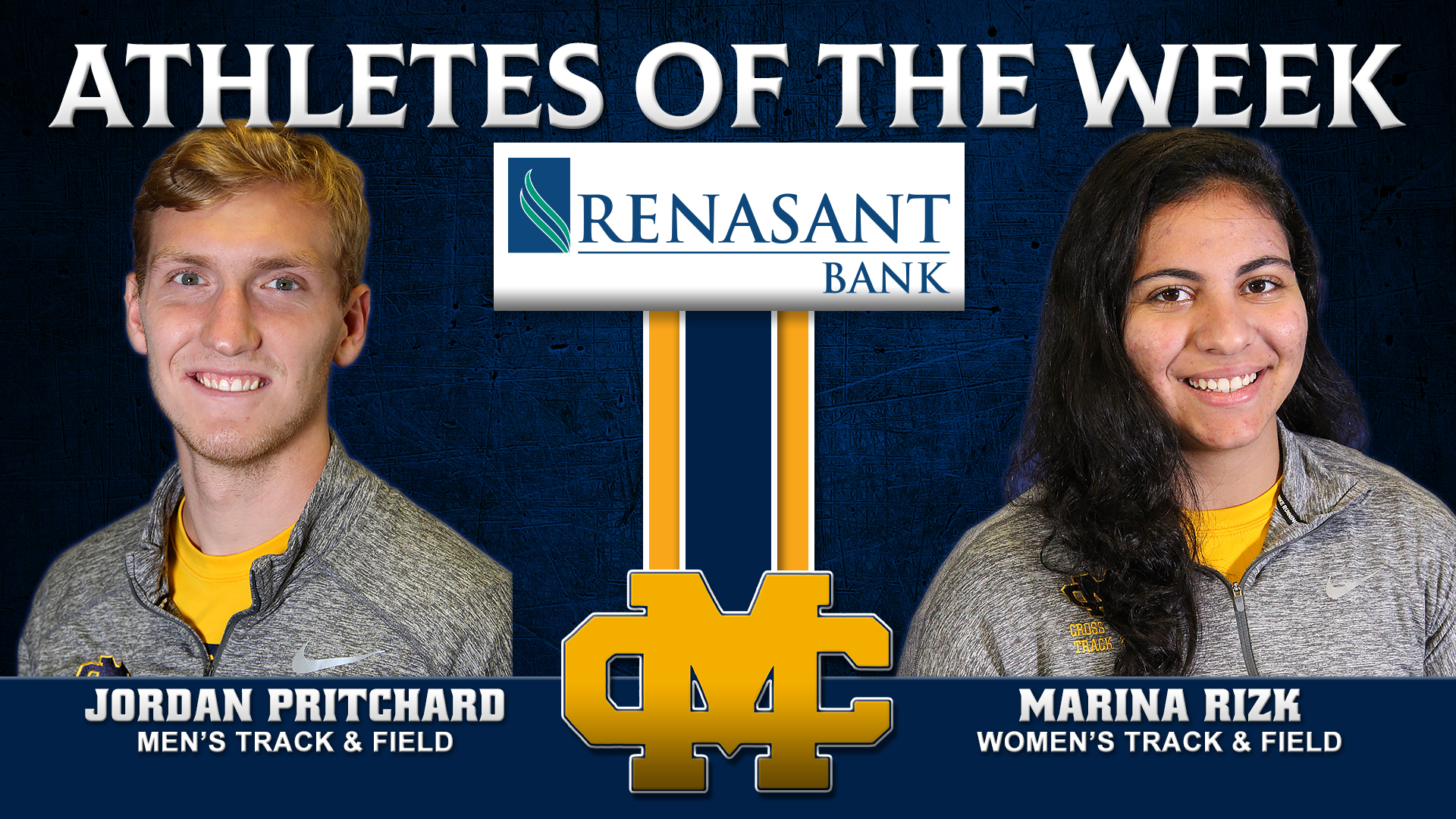 Pritchard and Rizk Named MC Renasant Bank Athletes of the Week ...