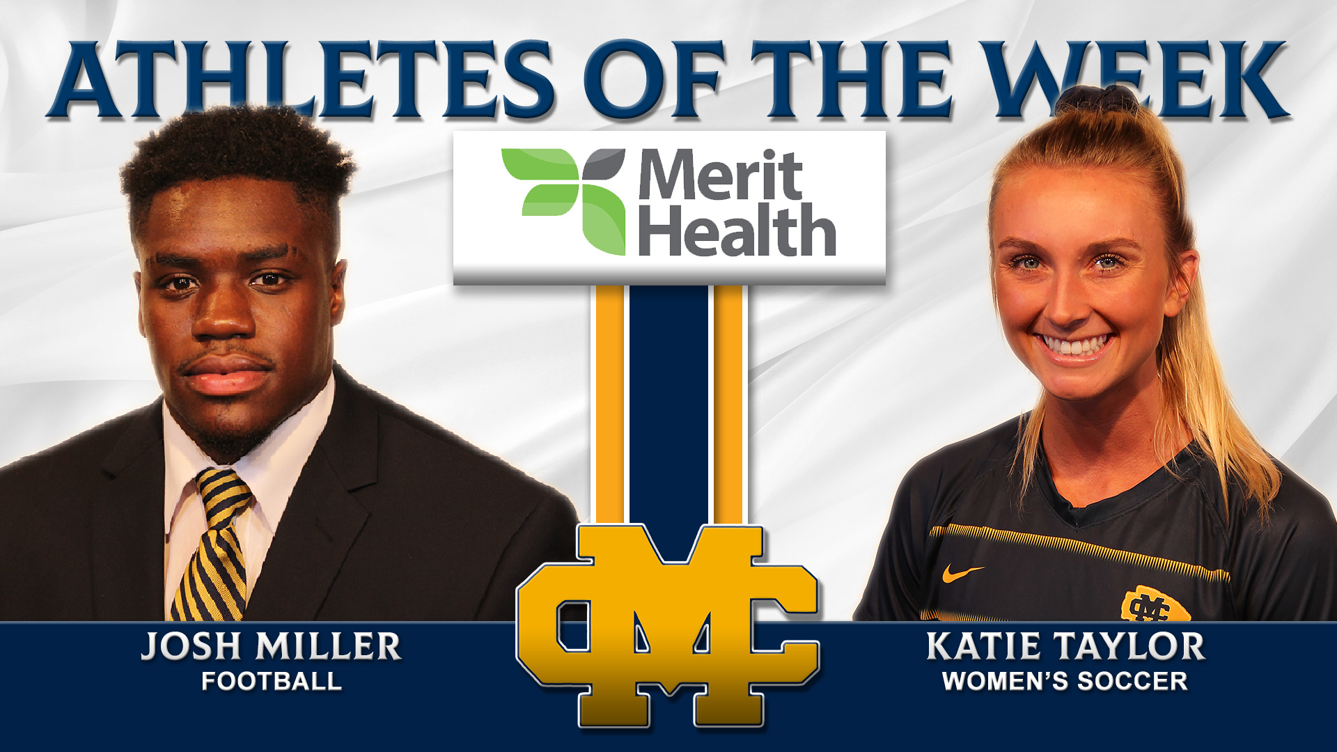 Miller and Taylor Named MC Merit Health Athletes of the Week ...