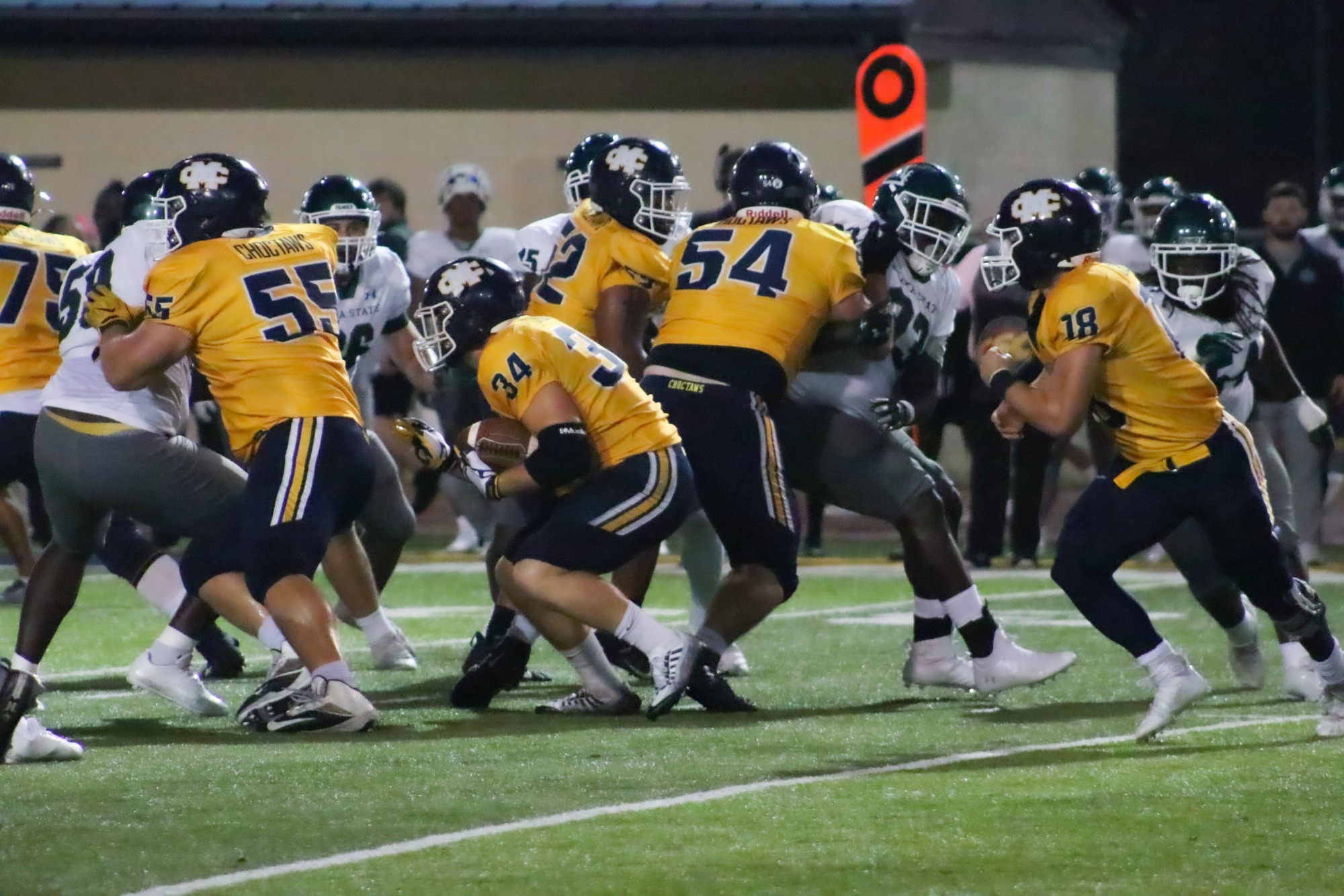 West Alabama Defeats Choctaws 38-16 In GSC Play - Mississippi College ...