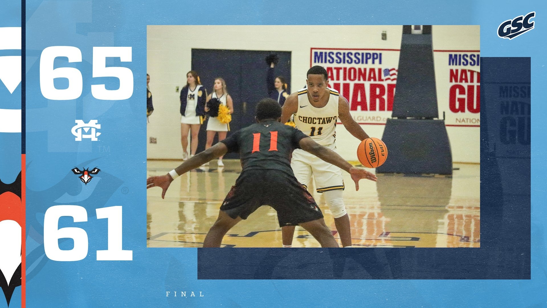 Choctaws Defeat AUM 65-61, Tying Best Start in GSC Play Since 1993-94 ...