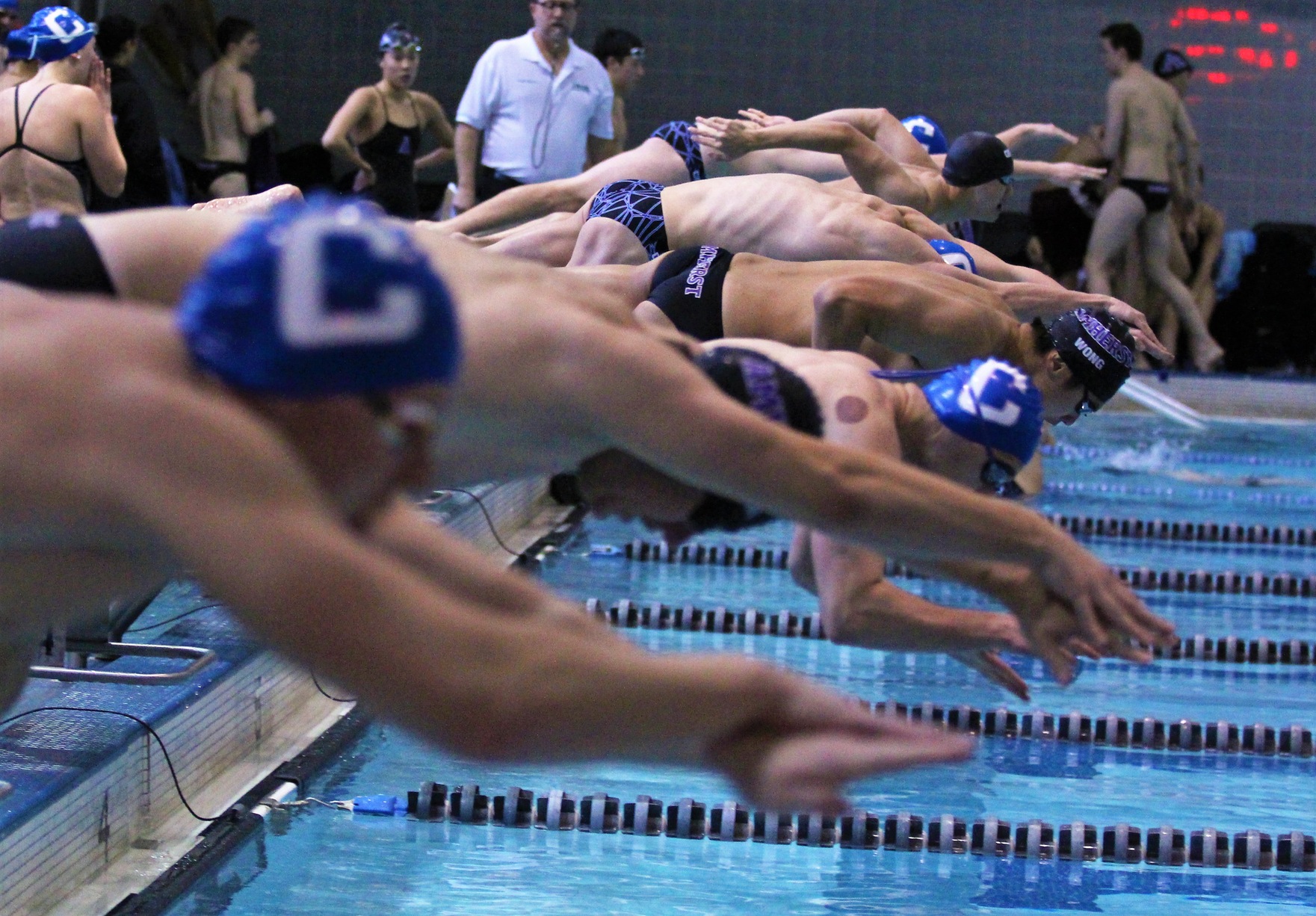 Men's Swimming & Diving wins Maine State Meet - Colby College