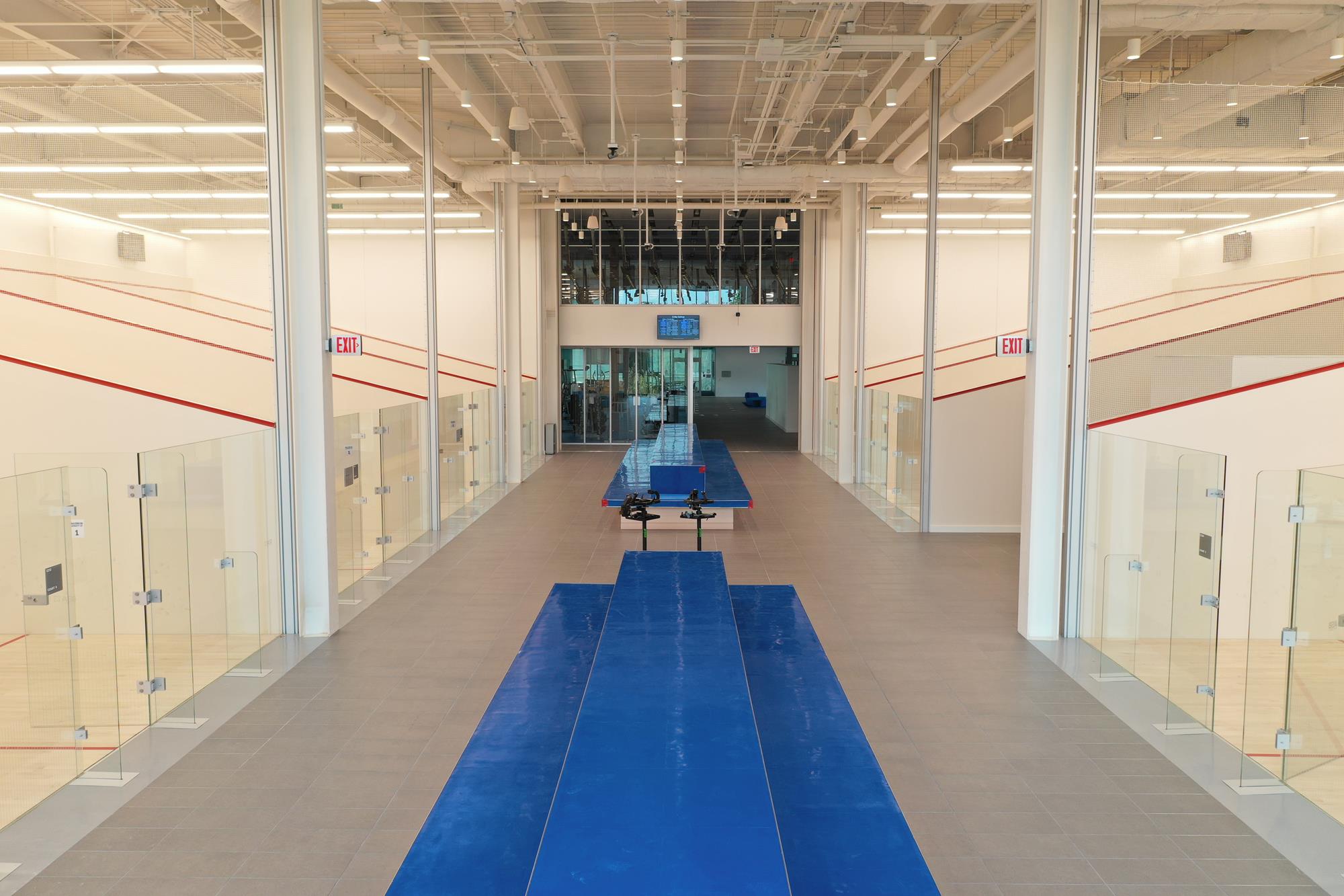 The Harold Alfond Athletics and Recreation Center: Squash Center ...