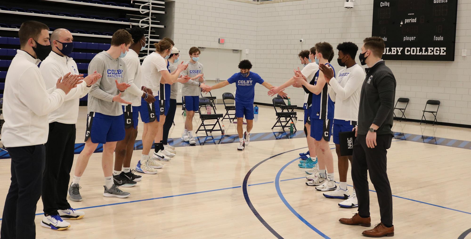 Men's Basketball Celebrates Senior Wallace Tucker - Colby College