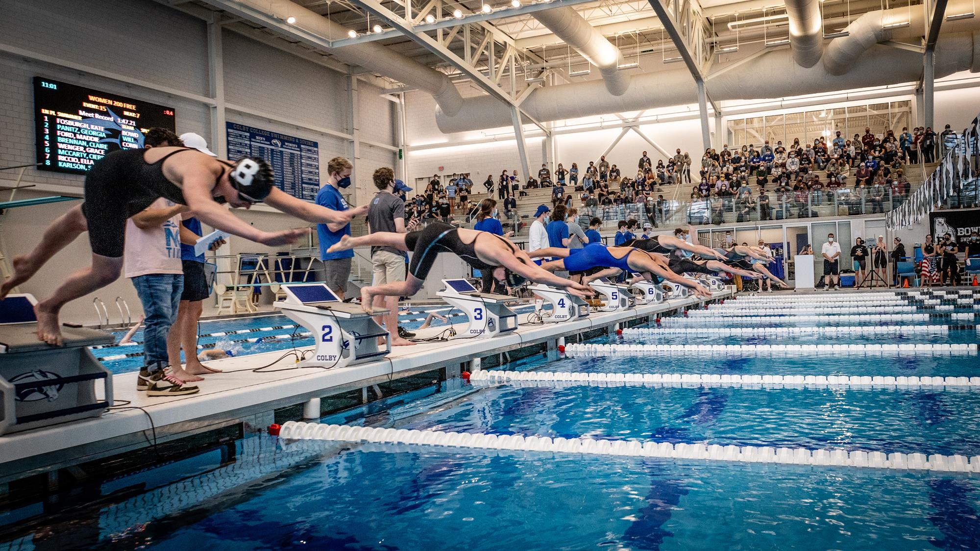 Unprecedented Number of Records Broken in Colby's Aquatics Center ...