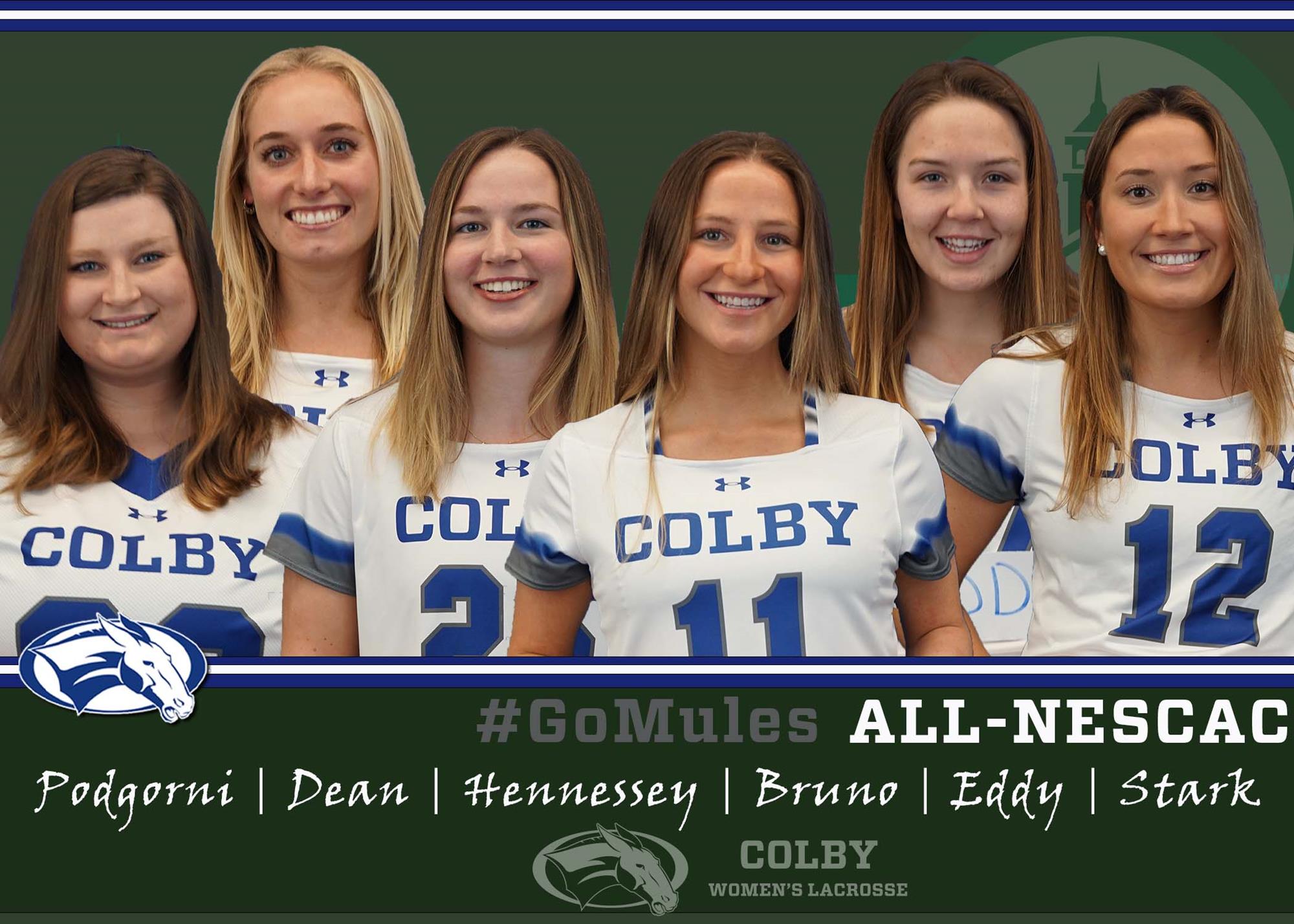 Colby Paces NESCAC With Six Selections - Colby College