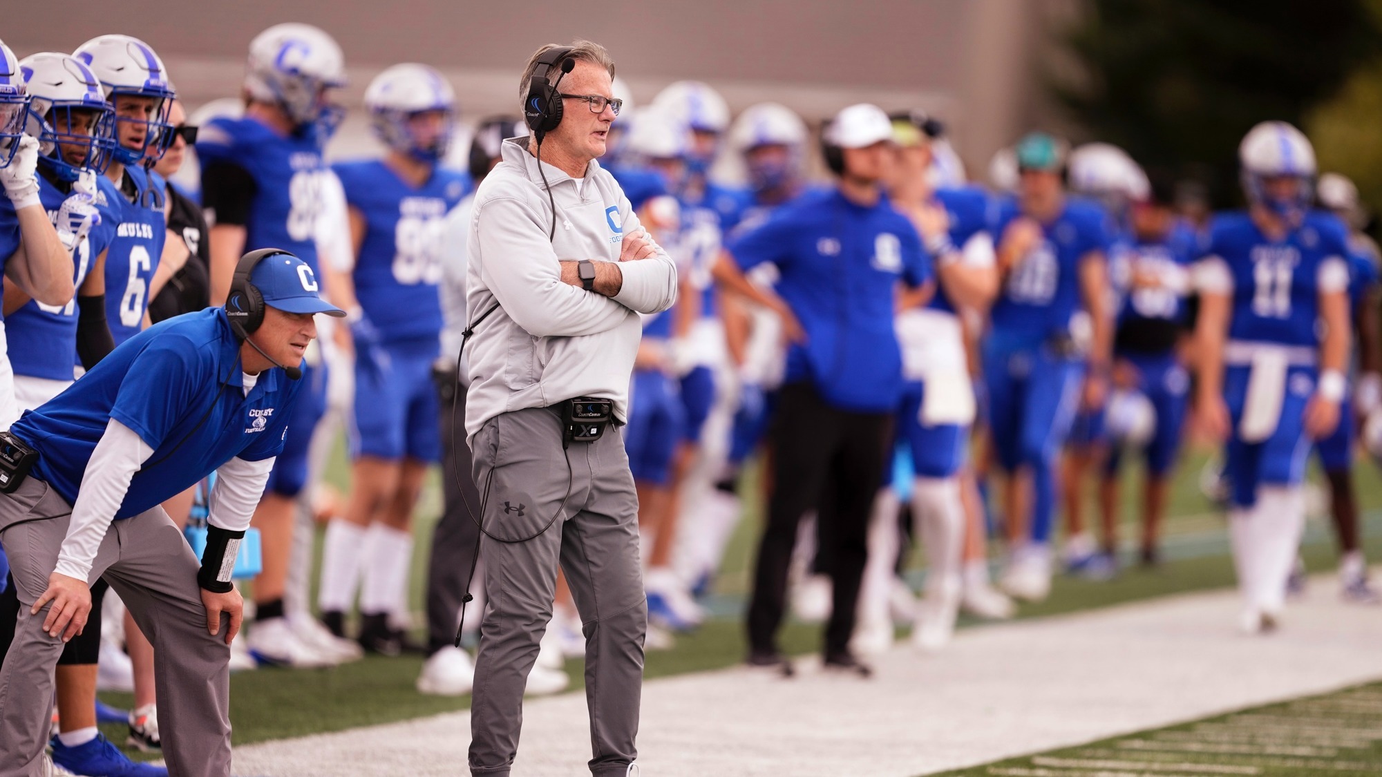 Mules Prevail 13-6 Over Trinity to Begin 2025 Campaign - Colby College