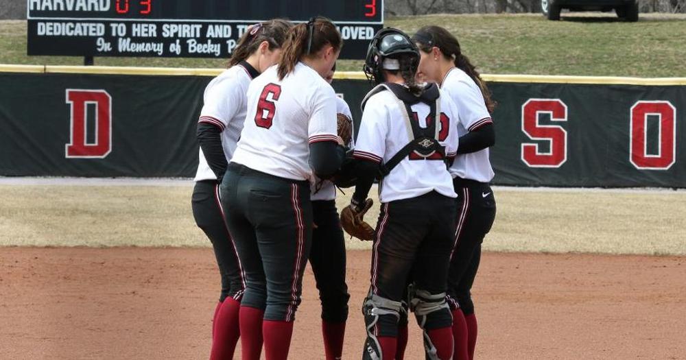 Softball Takes Twinbill Against Brown, 4-1 and 4-0 - Harvard University
