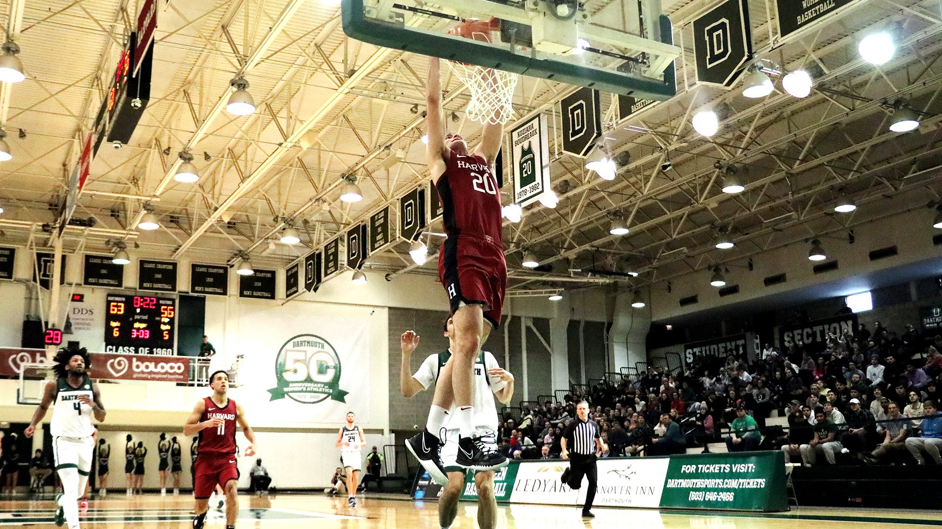 Silverstein Nets 20, Men’s Basketball Falls at Dartmouth in Season ...