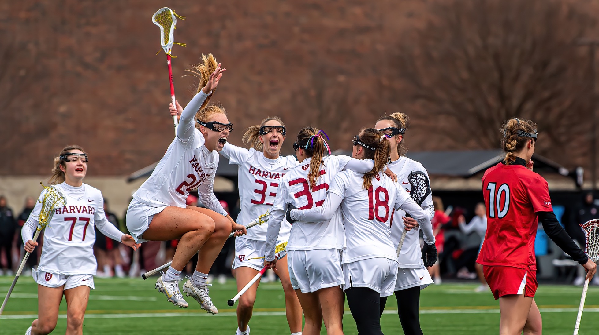 Seniors Lead The Way as Women's Lacrosse Beats Stonehill 13-3 - Harvard ...