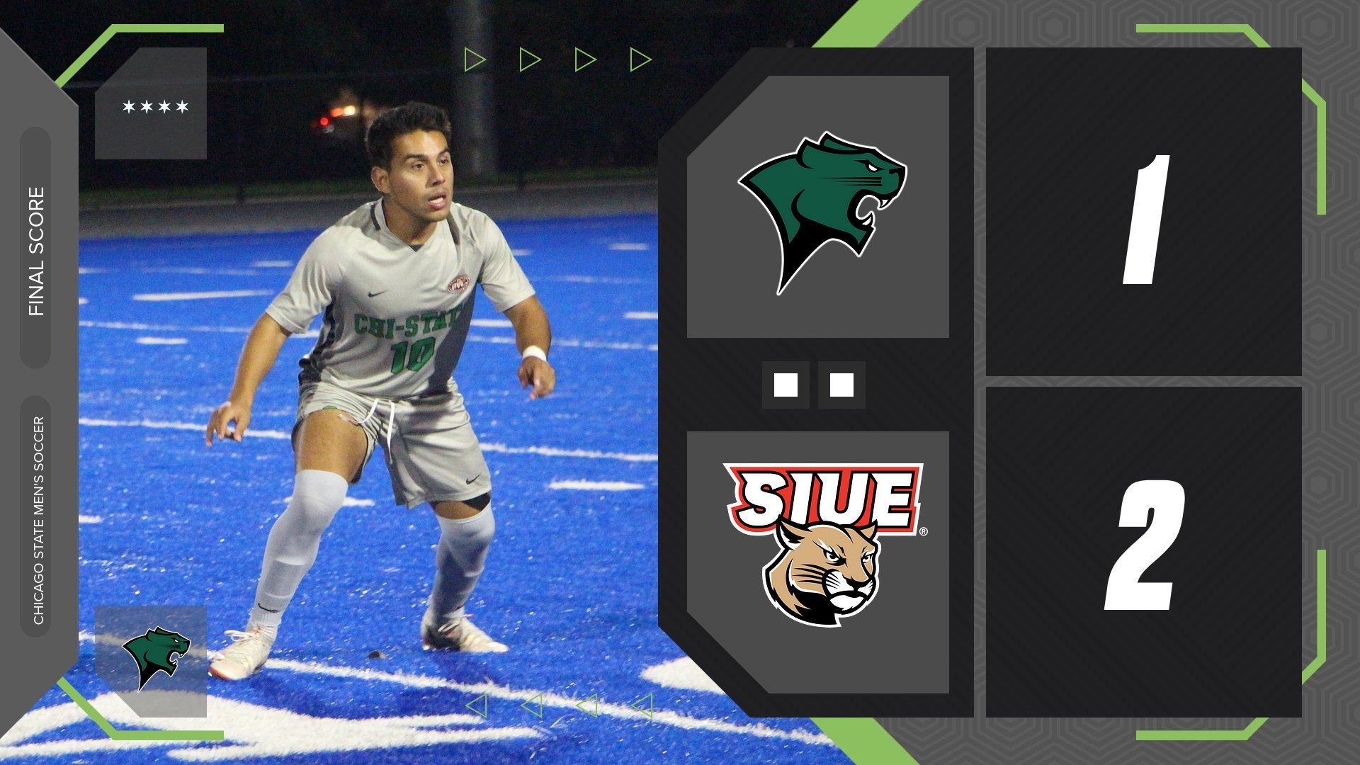 Men's Soccer Falls Short 2-1 Against SIUE - Chicago State University ...