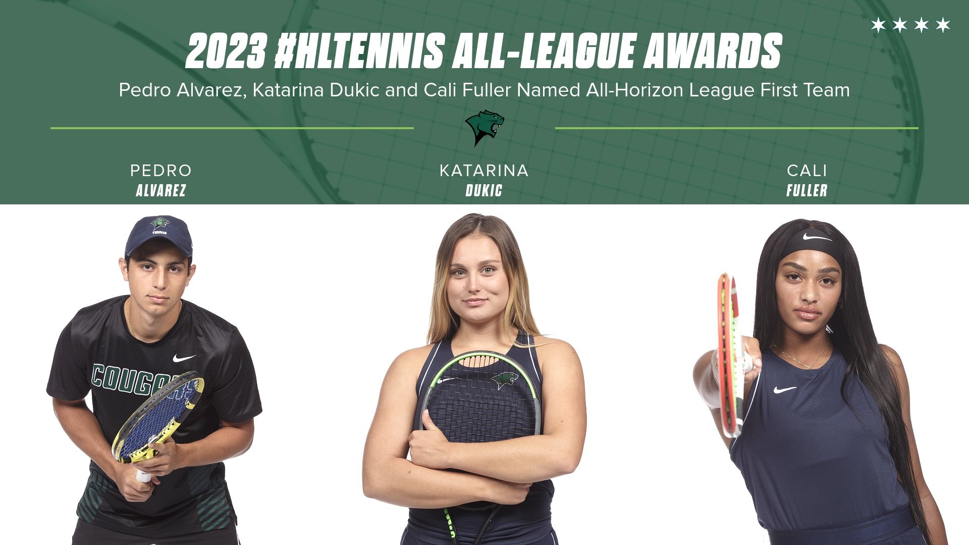 Pedro Alvarez, Katarina Dukic and Cali Fuller Named All-Horizon League ...