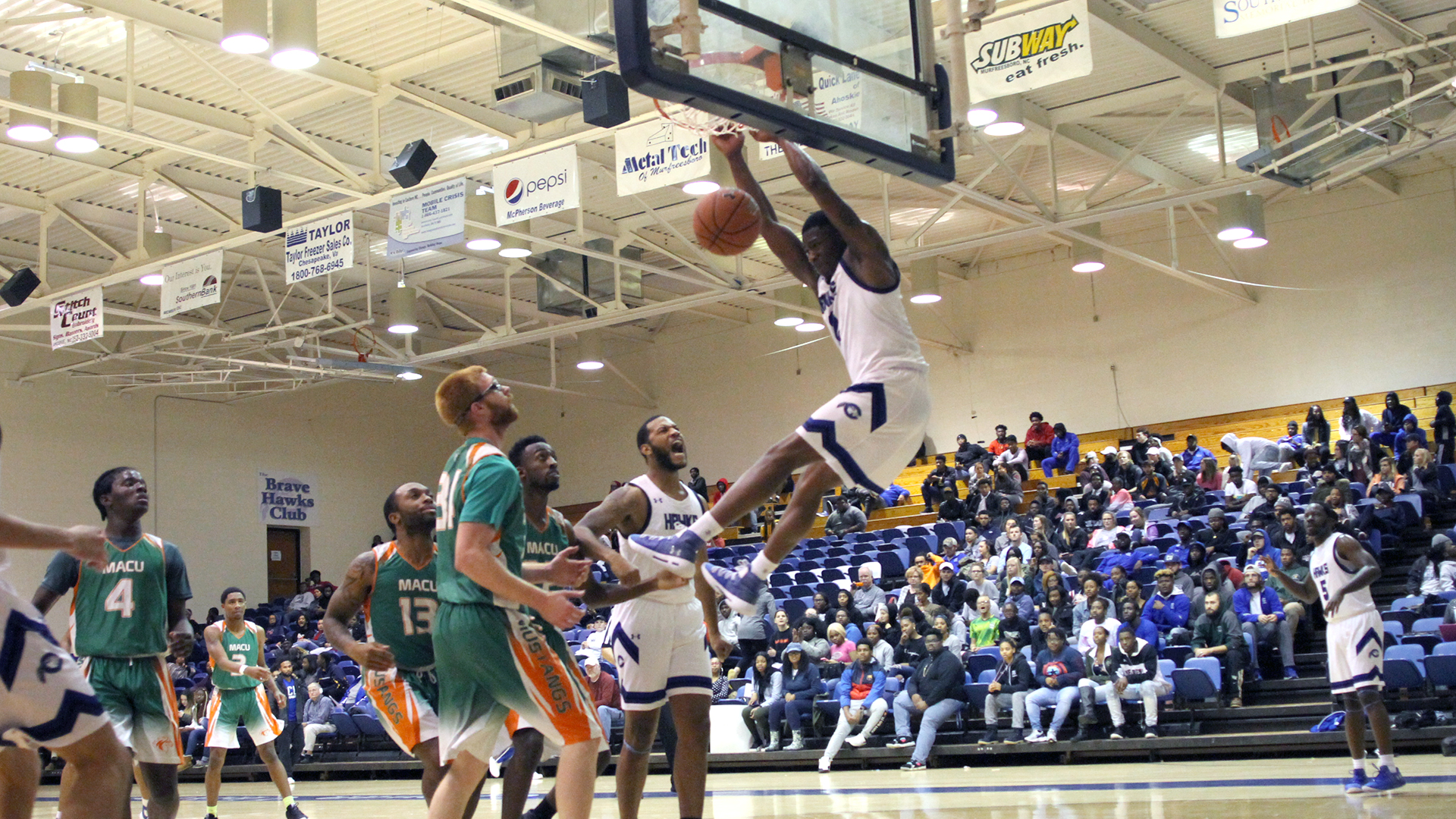 Five Hawks In Double-Figures To Pull Away From MACU - Chowan University ...