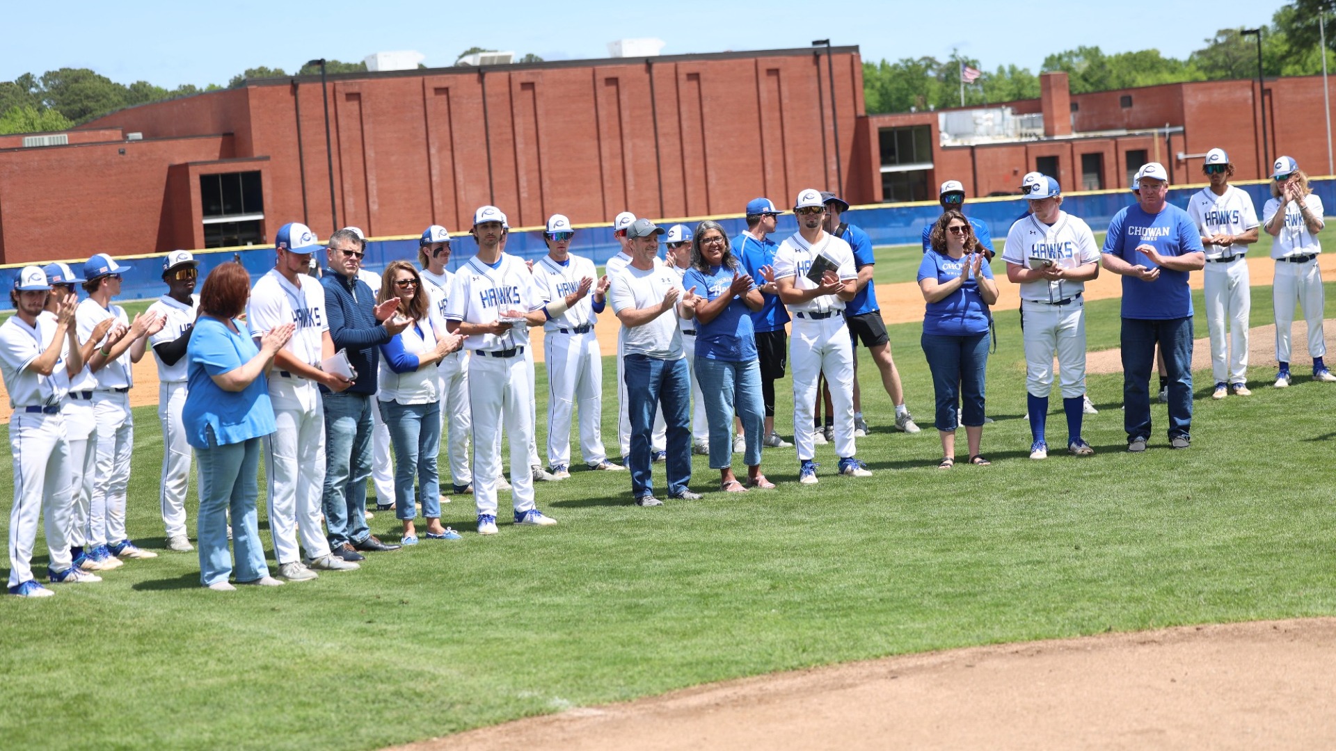 Hawks Celebrate Senior Day To End Season - Chowan University Athletics