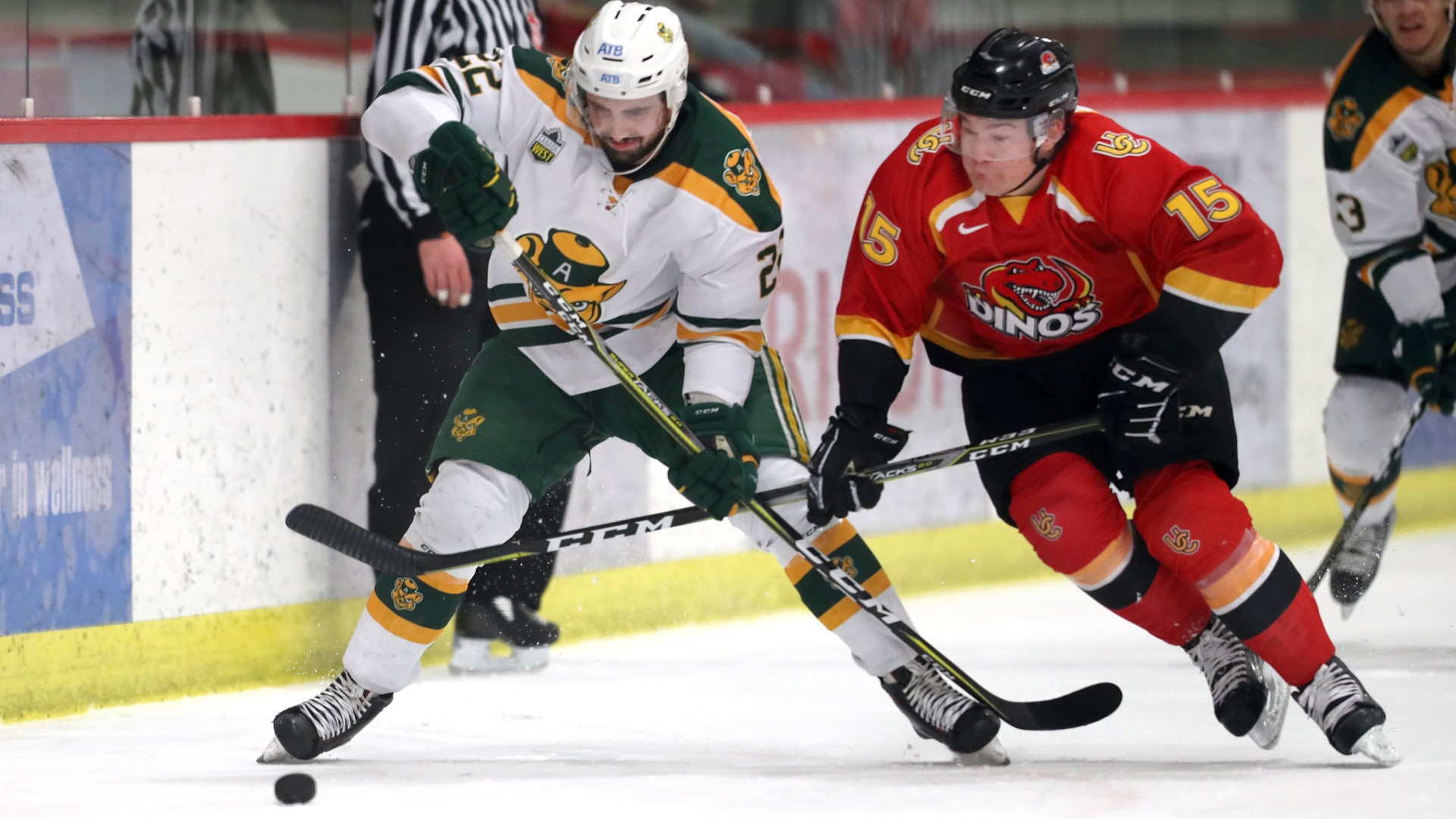 Three-goal third sinks Dinos - University of Calgary Athletics