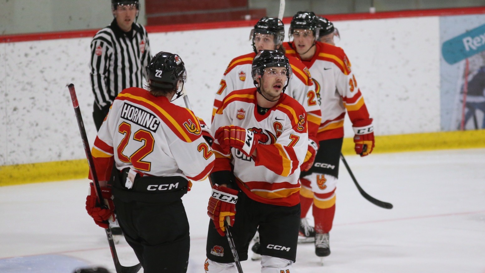 Dinos rally in high-scoring return to ice - University of Calgary Athletics