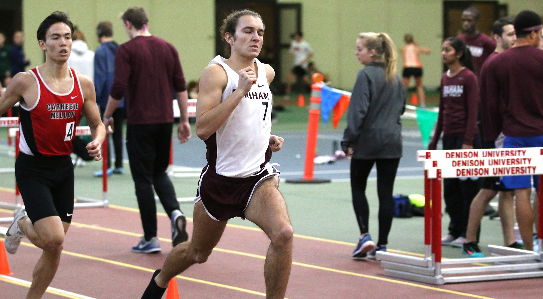 Burt places second in 3000m steeplechase at Tiffin meet - Earlham College