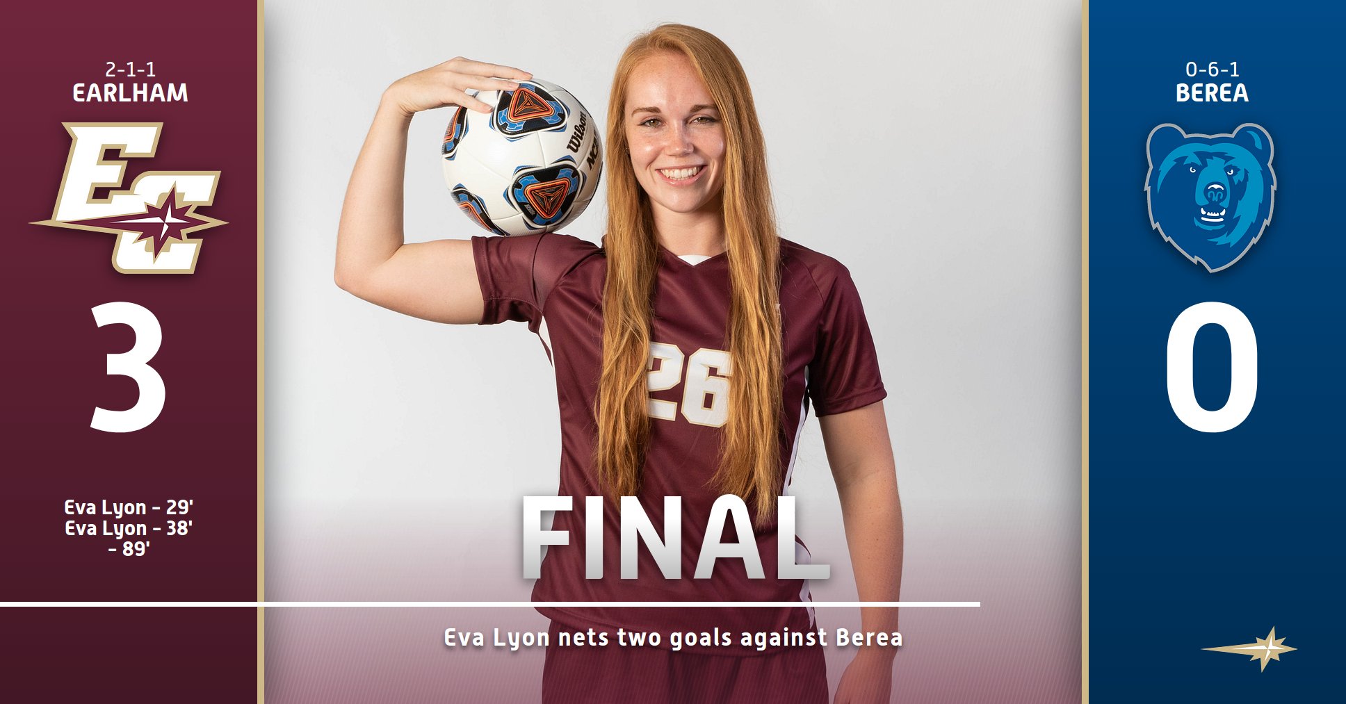 Quakers glide past Berea 3-0 - Earlham College
