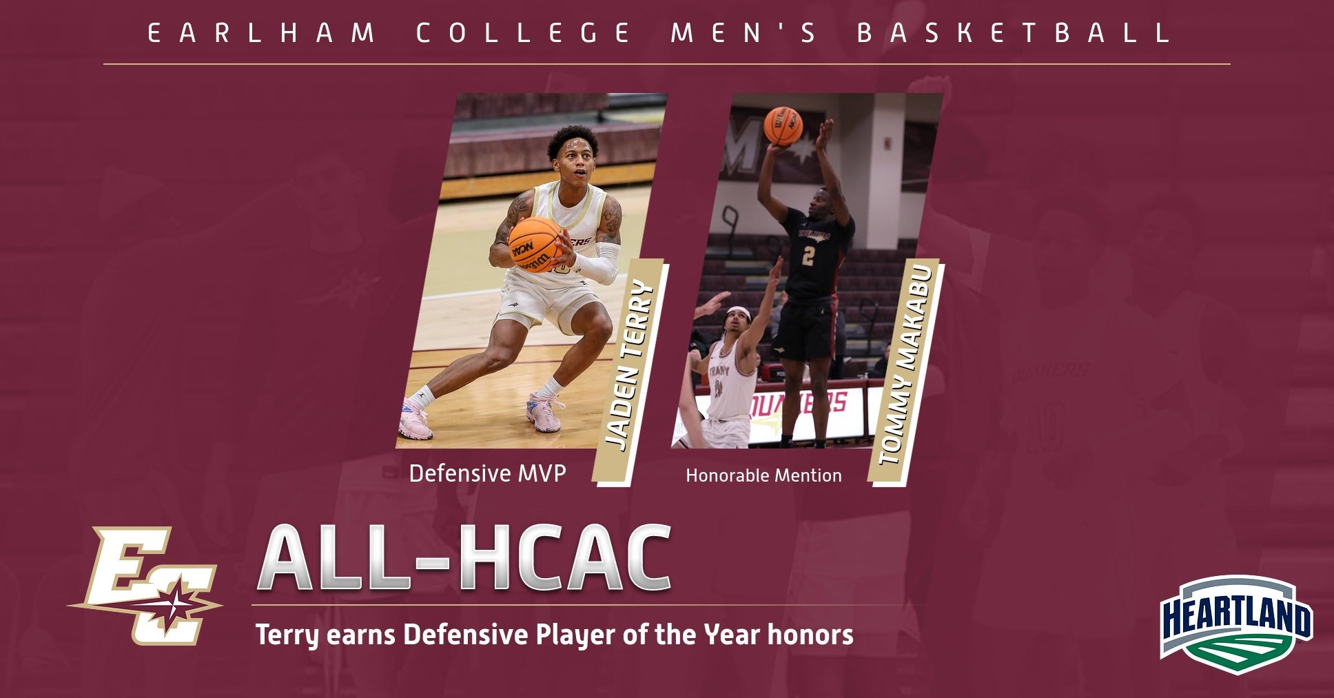 Two Quakers earn All-HCAC recognition - Earlham College