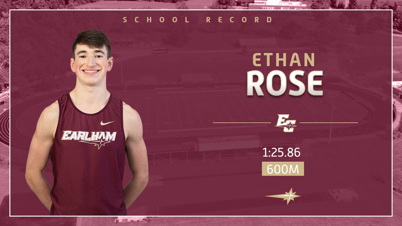 Rose breaks 600m record at Anderson - Earlham College