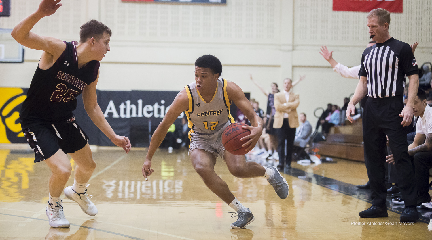 Men's Basketball Wins 112-99 at Toccoa Falls - Pfeiffer University