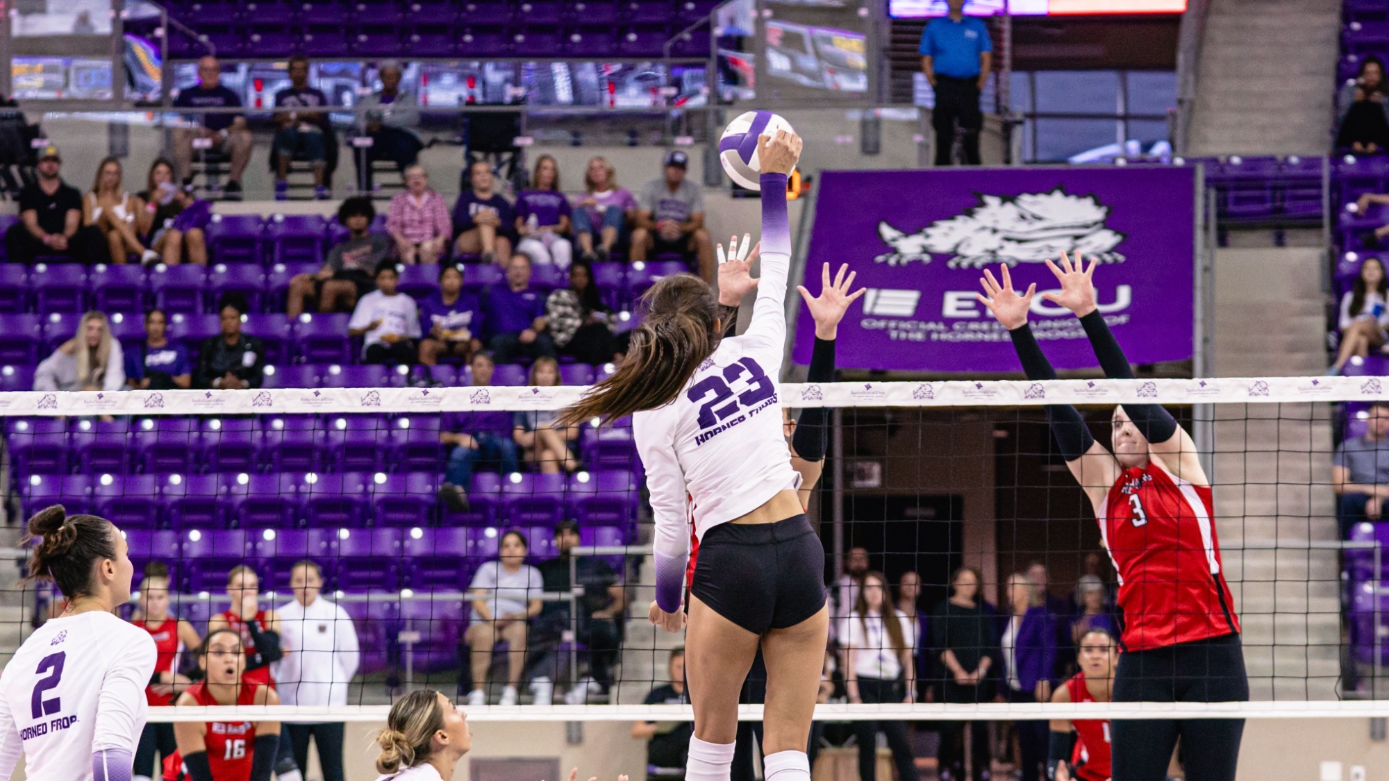 Parra’s 34 Kills Leads TCU Past Texas Tech - TCU Athletics