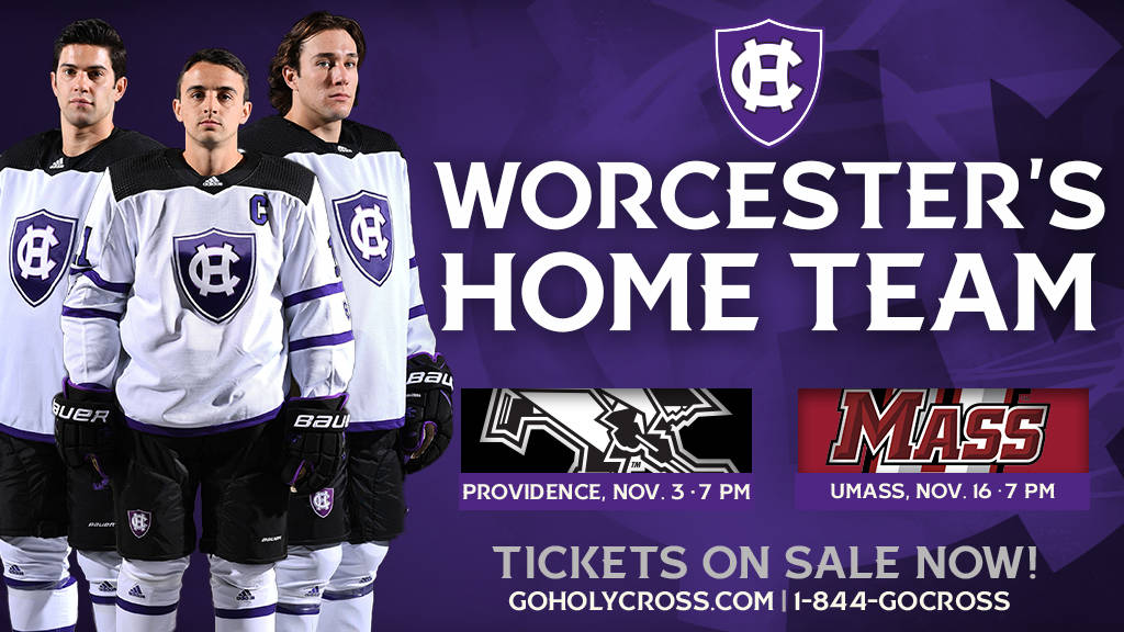 Tickets for Men's Hockey vs. Providence, UMass On Sale Now - Holy Cross ...