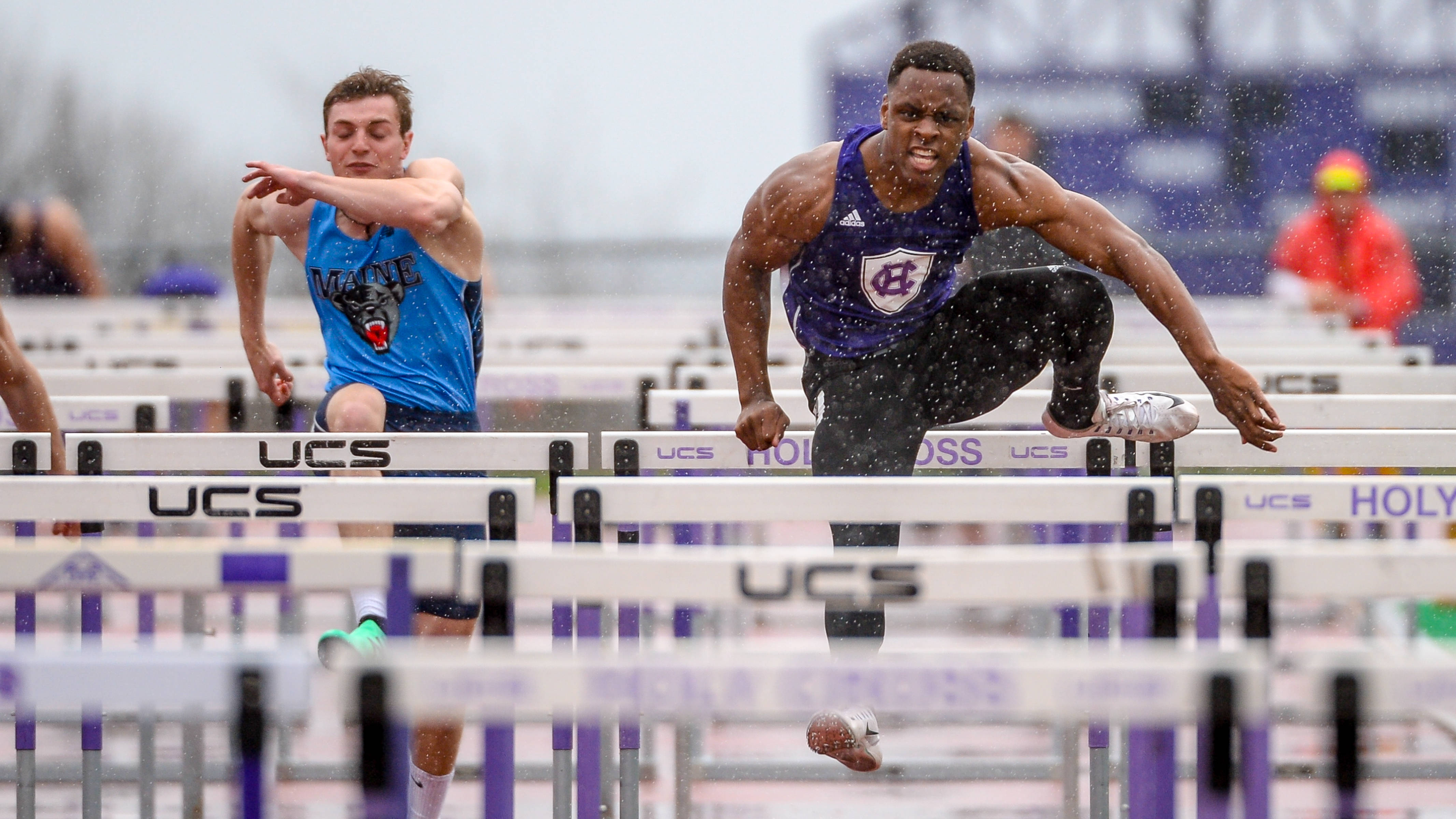 Thornhill Breaks Hurdles Record for Men's Track at Home Meet - Holy ...