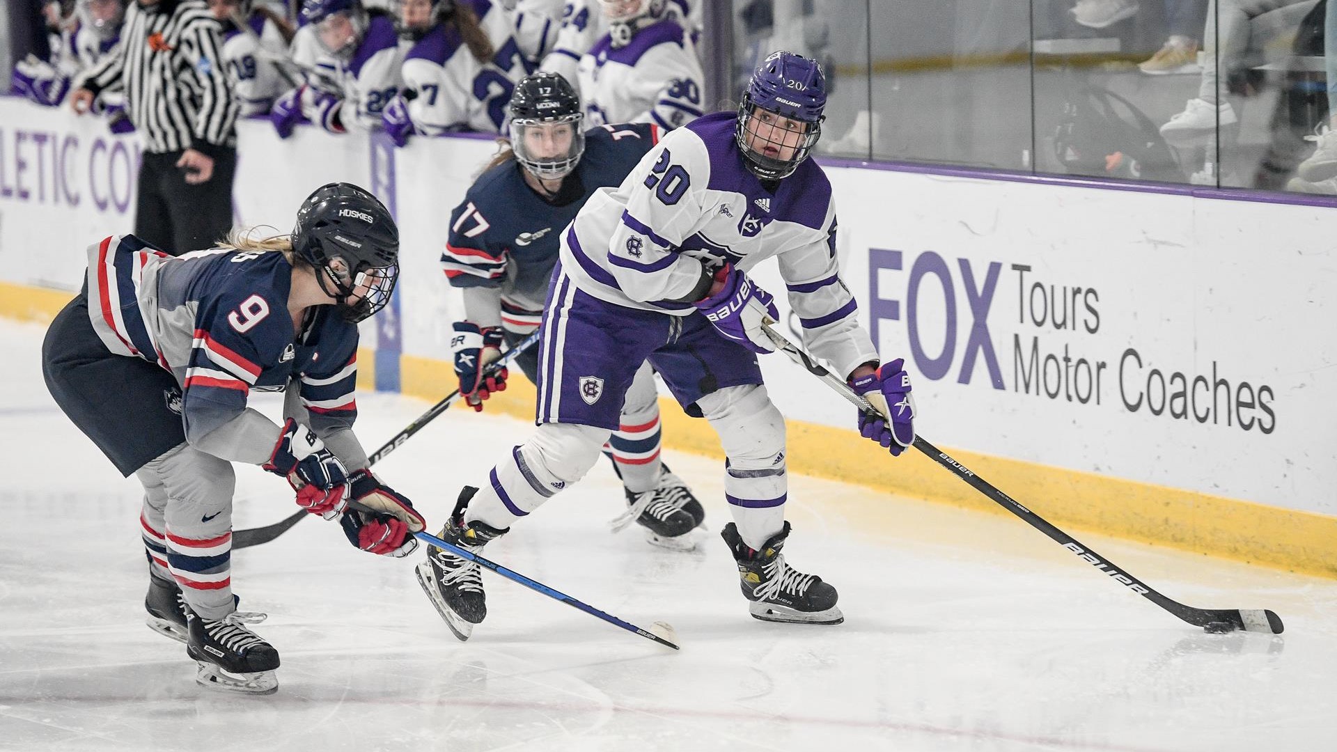 Holy Cross drops to UConn - Holy Cross Athletics