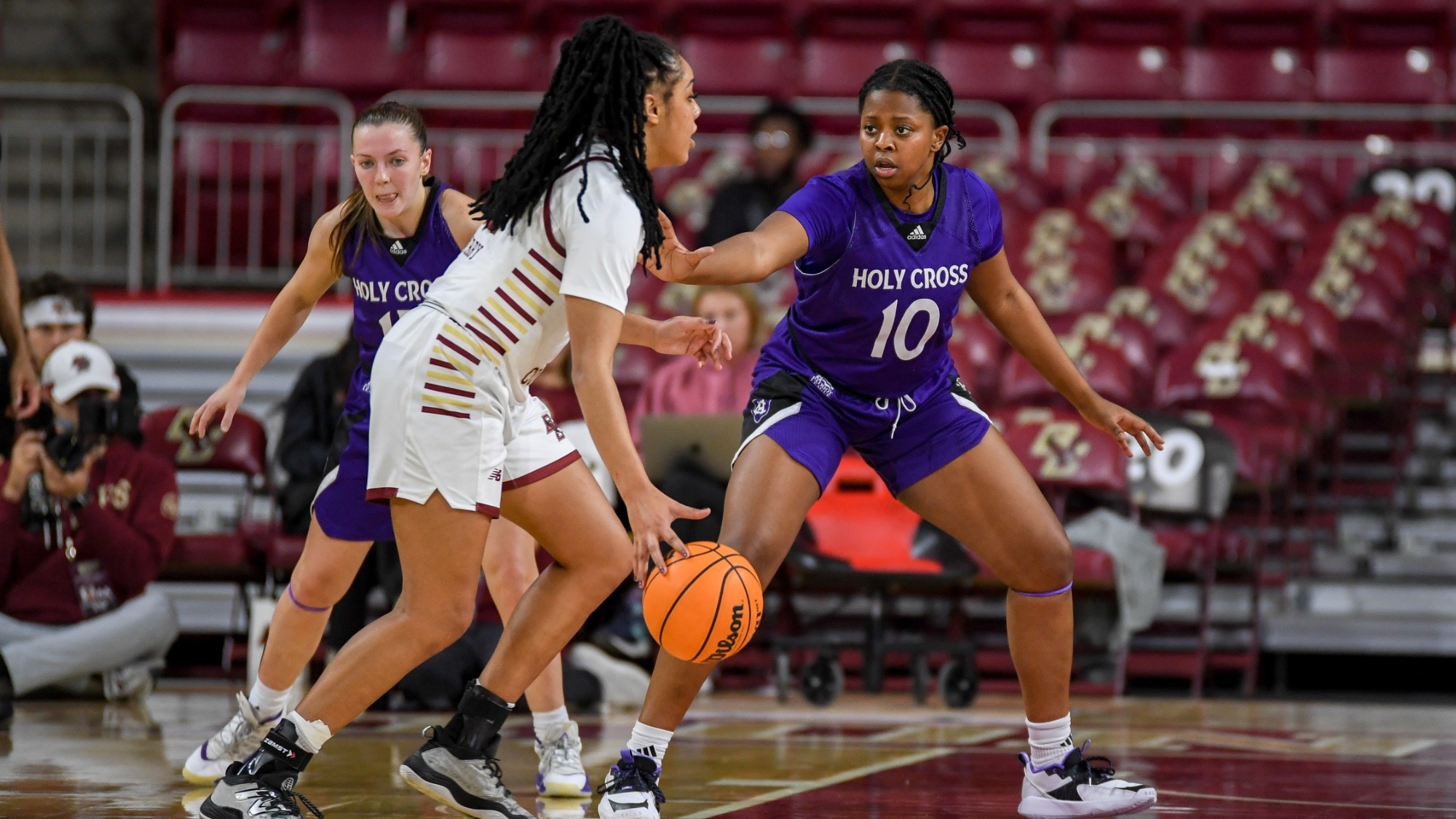 Women’s basketball comeback bid comes up short at Stony Brook - Holy ...