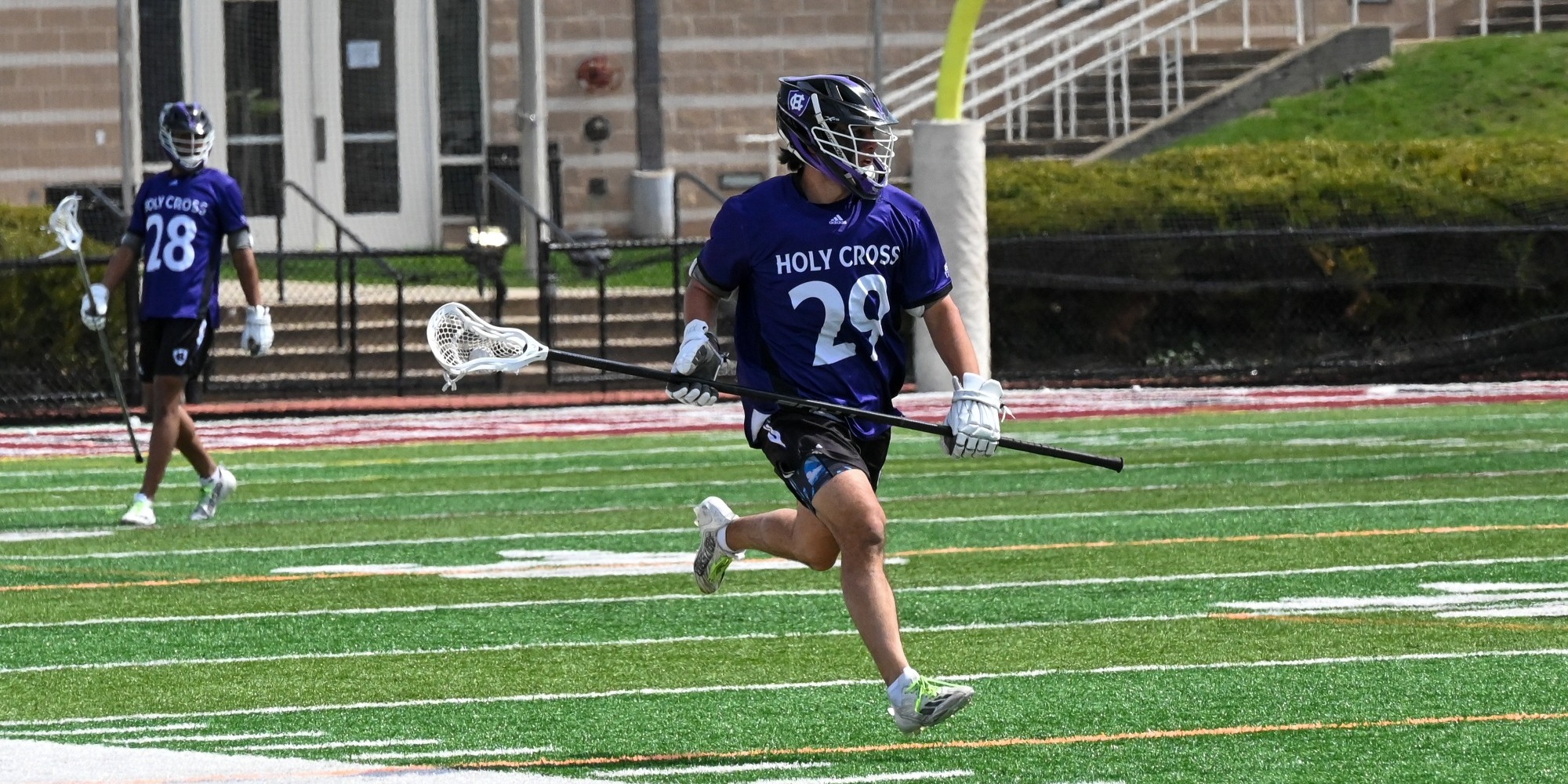 Second half rally lifts men's lacrosse over Riverhawks - Holy Cross ...