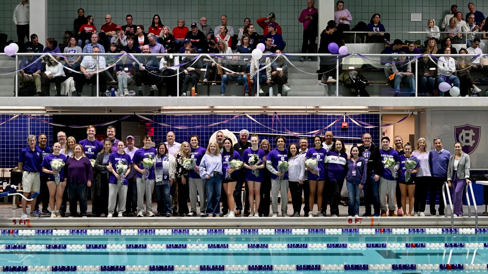 Greiner, men’s swimming and diving set program marks at Patriot League ...