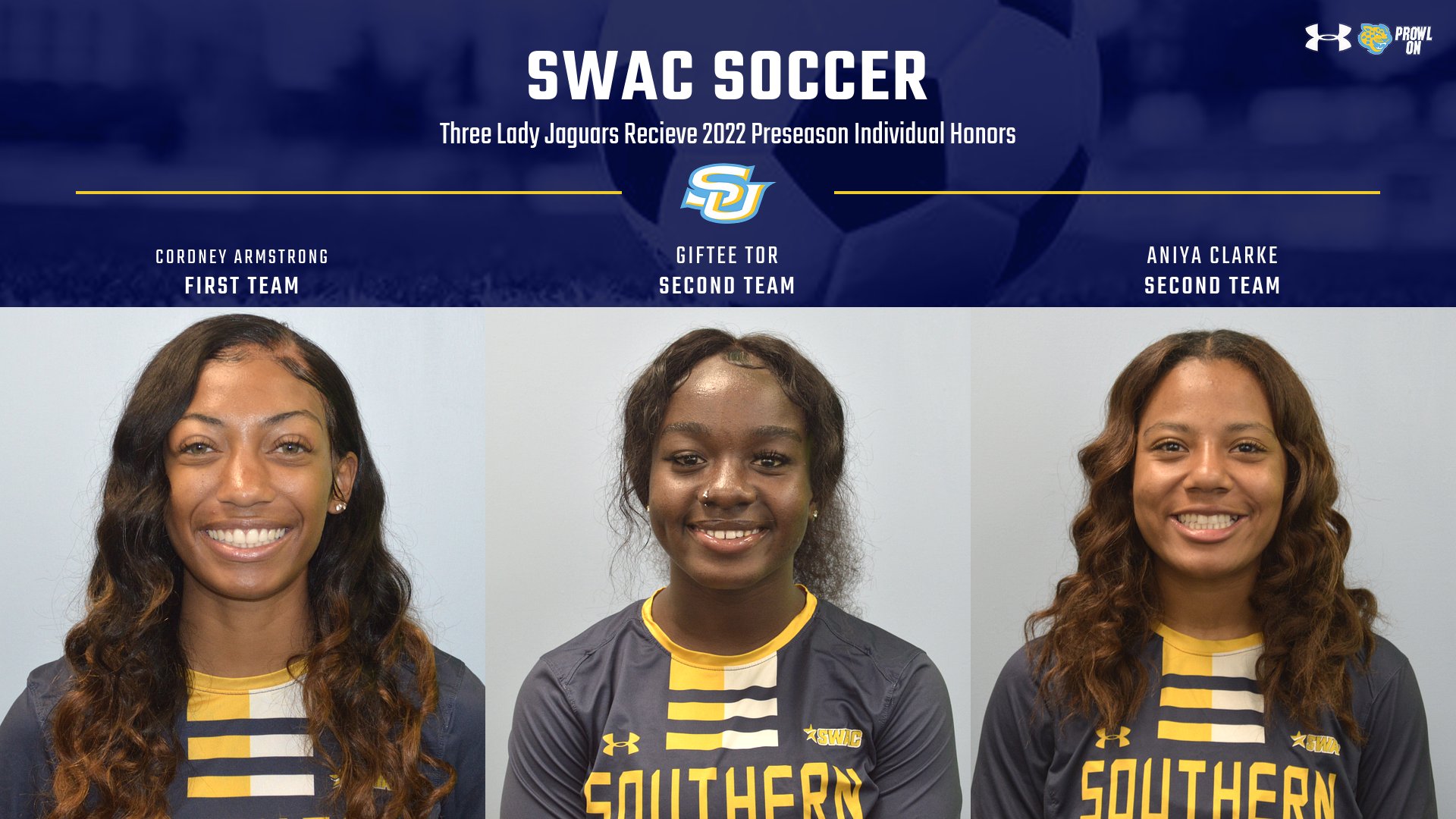 Three Lady Jaguars Earn Preseason All SWAC Honors - Southern University