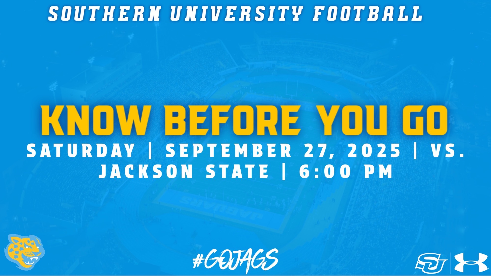 Know Before You Go, Saturday Gameday Information 9.6.25 - Southern ...