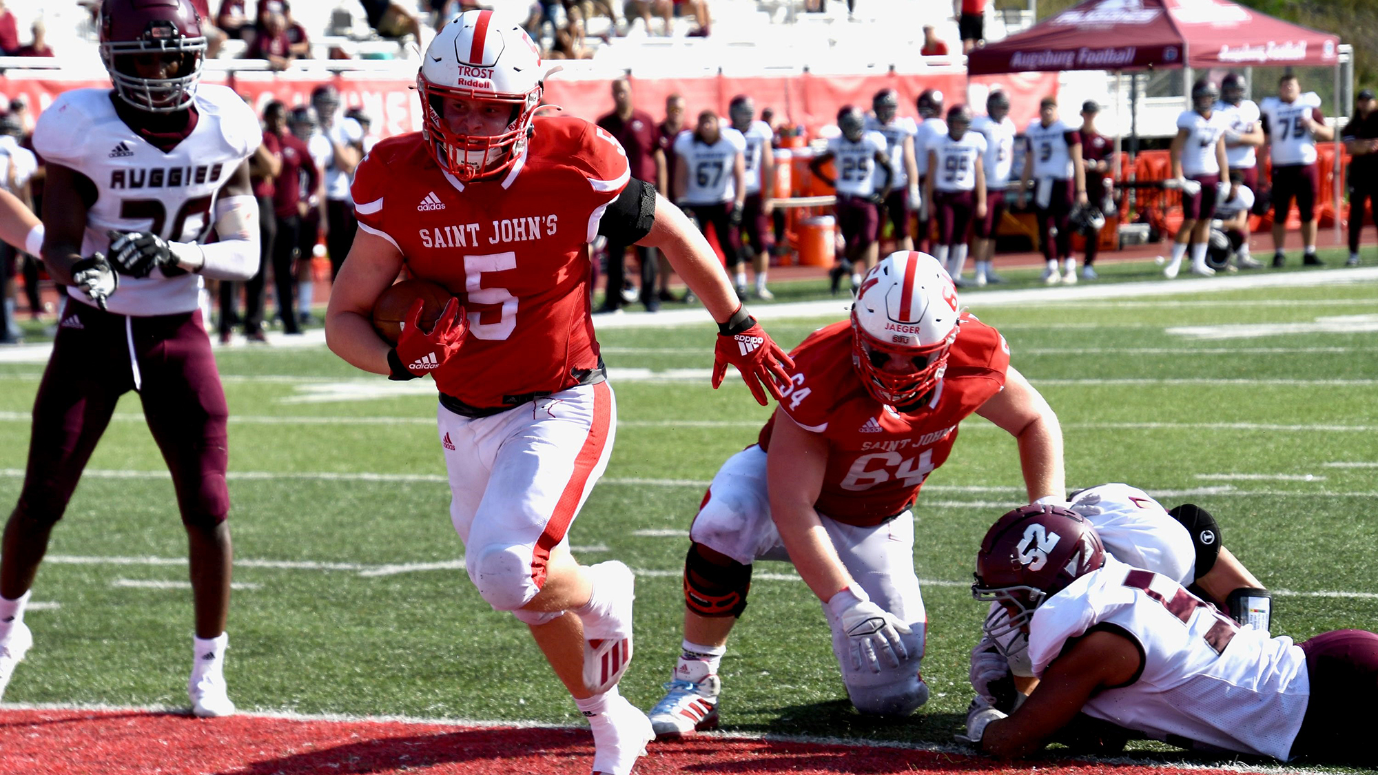 Trost Returns to Lead SJU to Big Homecoming Win - Saint John's ...