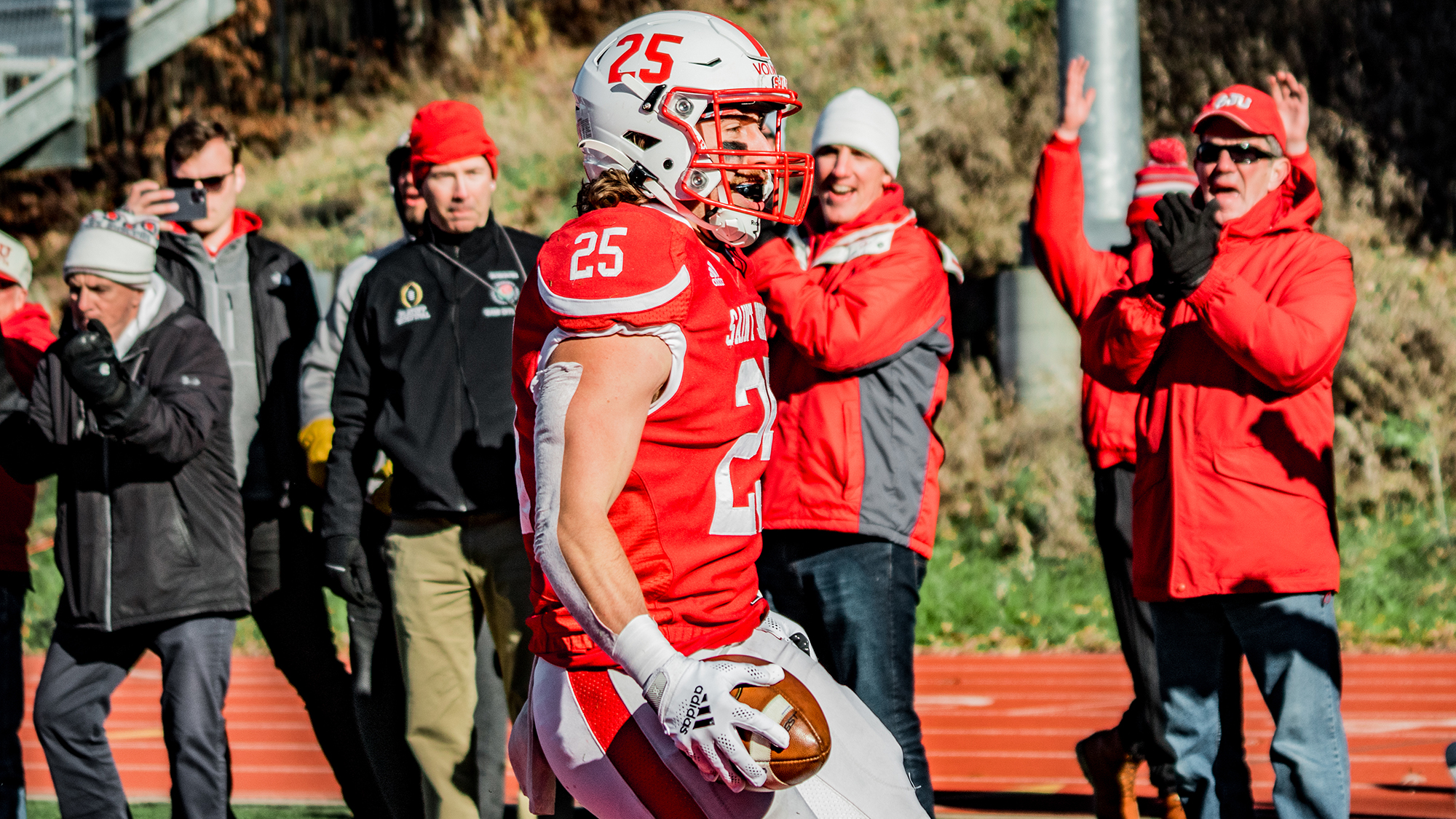 Vouk Runs Wild as Johnnies Advance in NCAA Playoffs - Saint John's ...