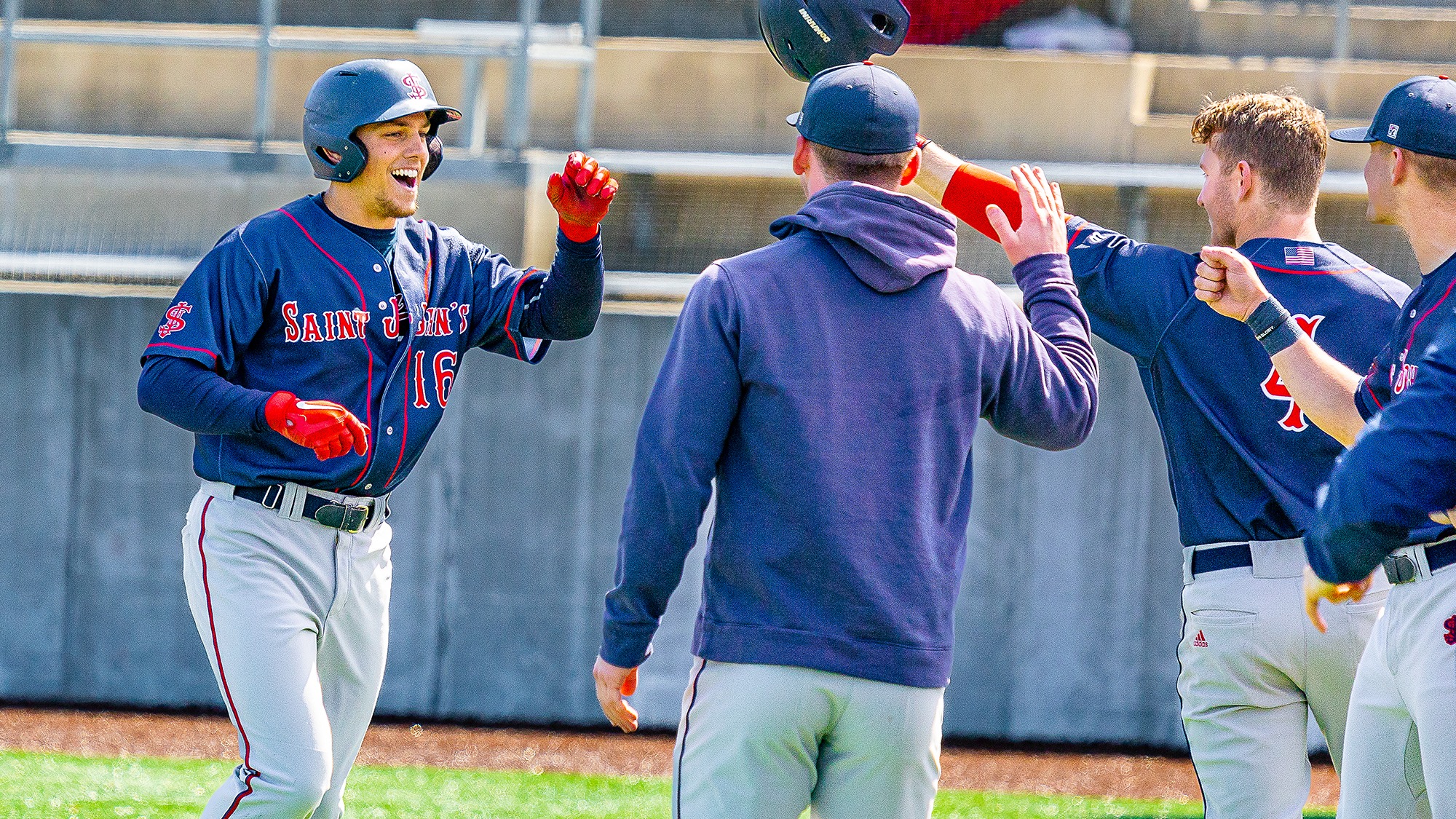 SJU Baseball Settles for Lopsided Split - Saint John's University Athletics