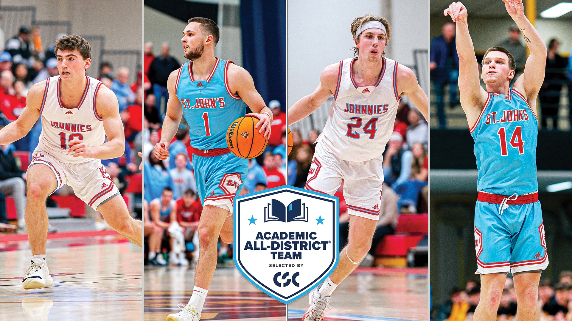 SJU Basketball Collects 13th NABC Academic Award, Nine Johnnies Named ...