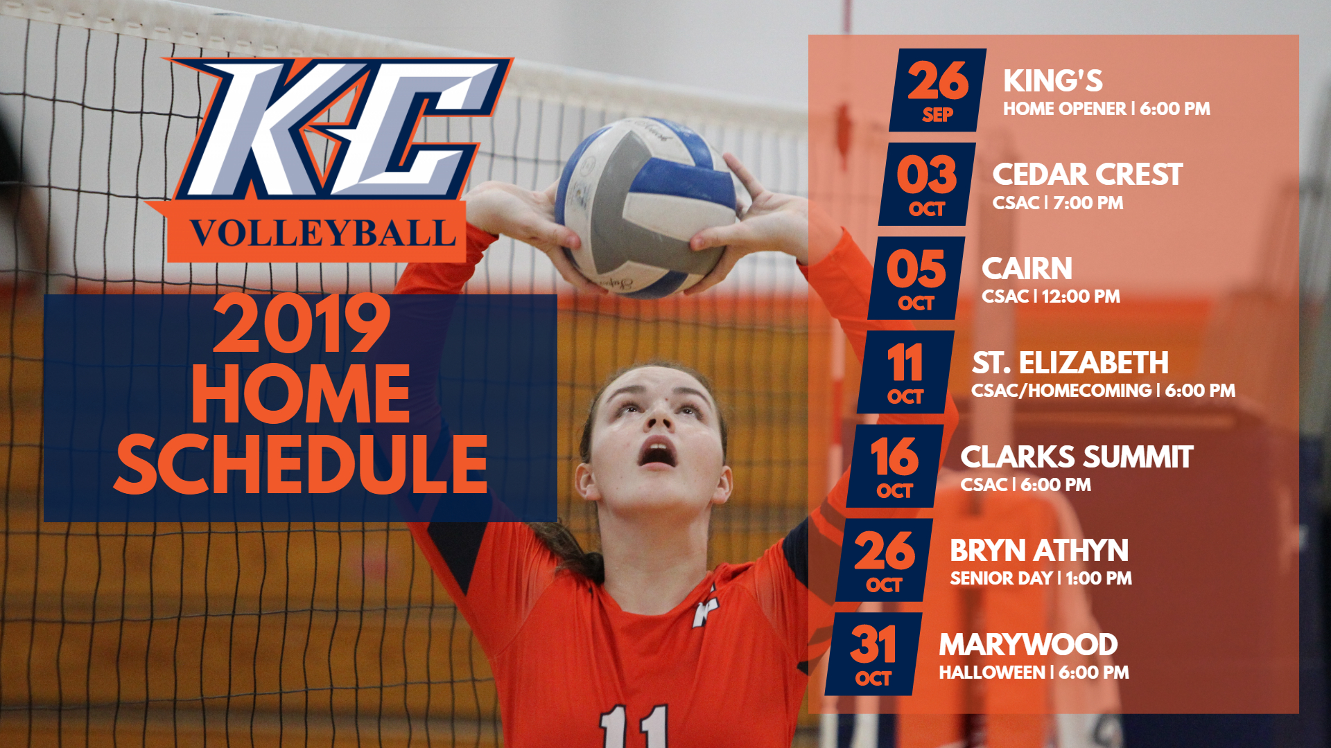 Women’s Volleyball Announces 2019 Schedule - Keystone College Athletics