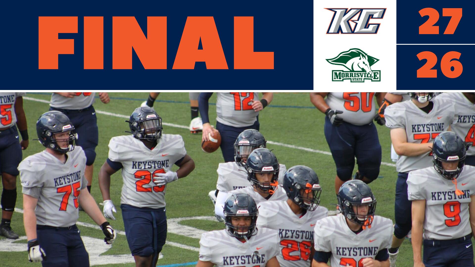 Giants Earn 27-26 Win at Morrisville; Program’s First Victory Since ...