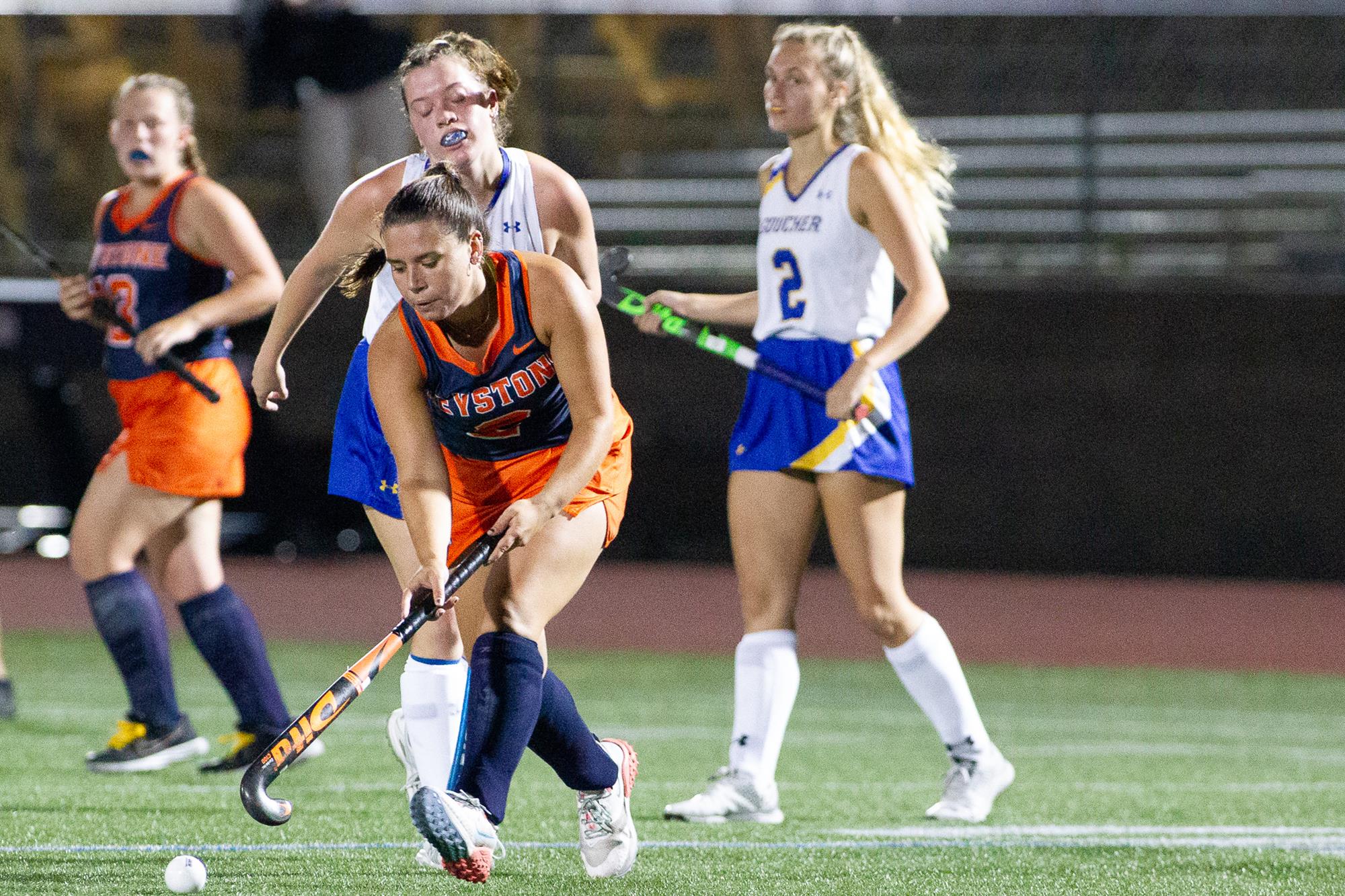 Dwyer and Blahut Score Twice in Win Over EMU - Keystone College Athletics