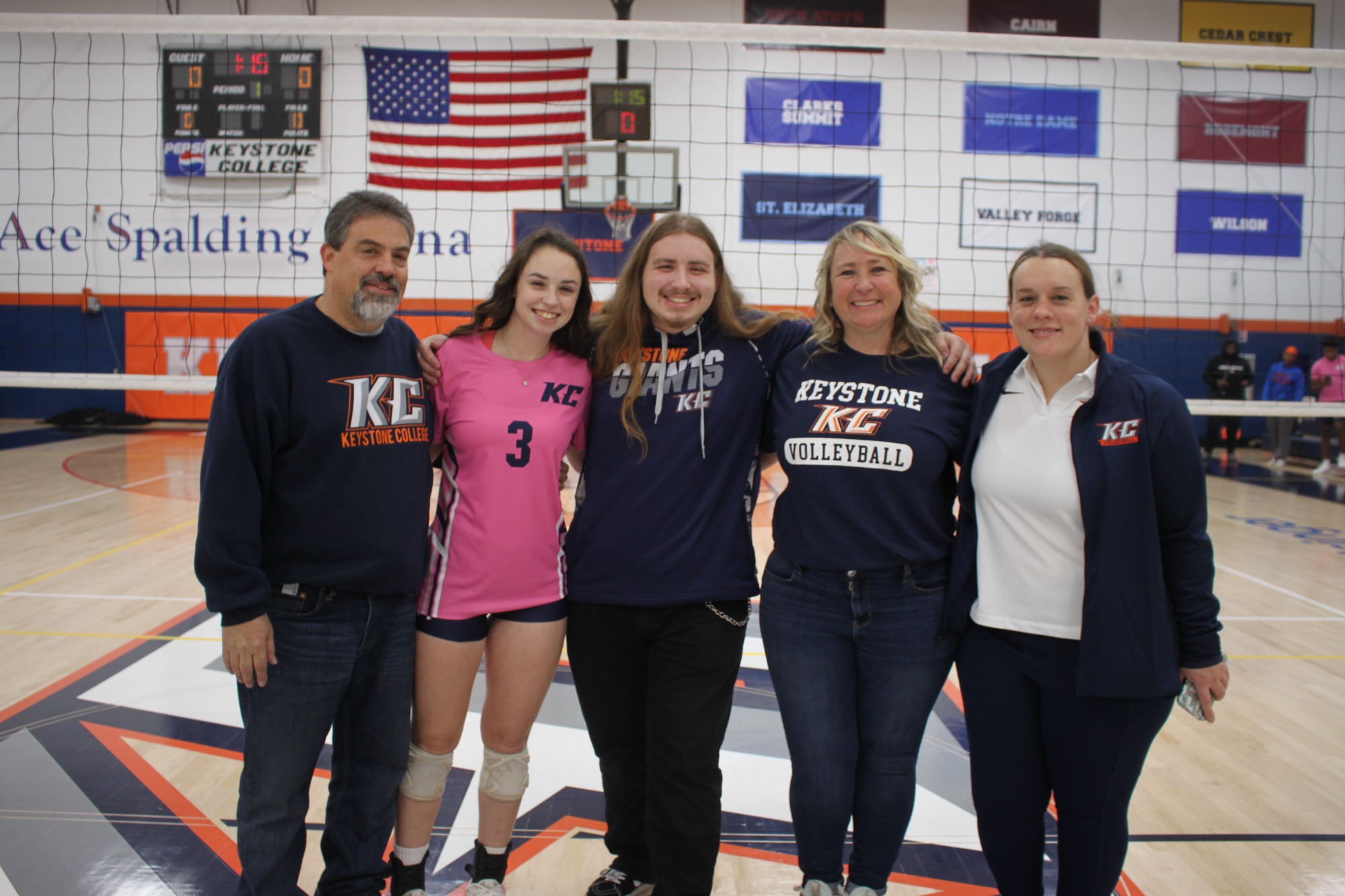 Volleyball defeats Wilson on Senior Day - Keystone College Athletics