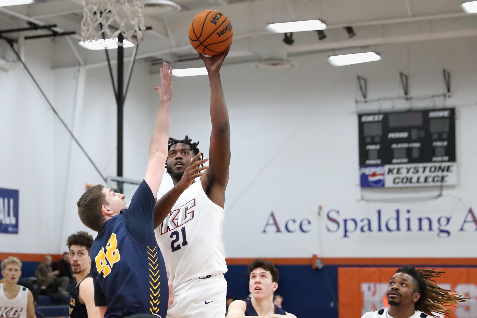 Men’s basketball Tops Wilkes 79-73 - Keystone College Athletics