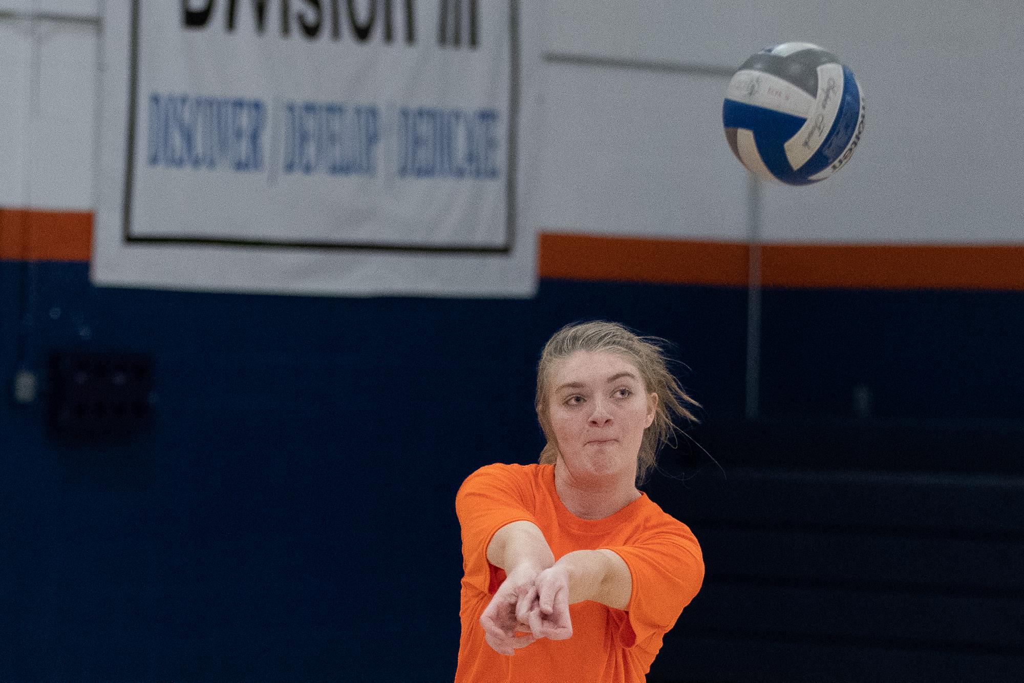 Volleyball Drops Road Match at Bryn Mawr - Keystone College Athletics