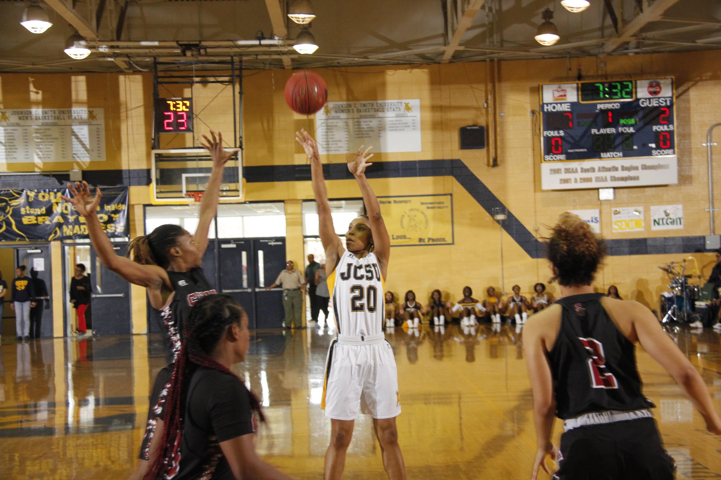 JCSU Women's Basketball Runs Past Shaw on Senior Day - Johnson C. Smith ...