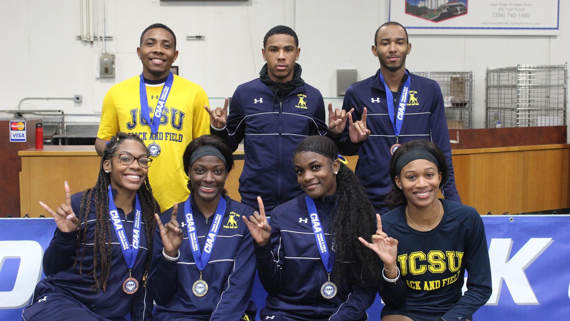 JCSU Track does well at CIAA Indoor Championships - Johnson C. Smith ...