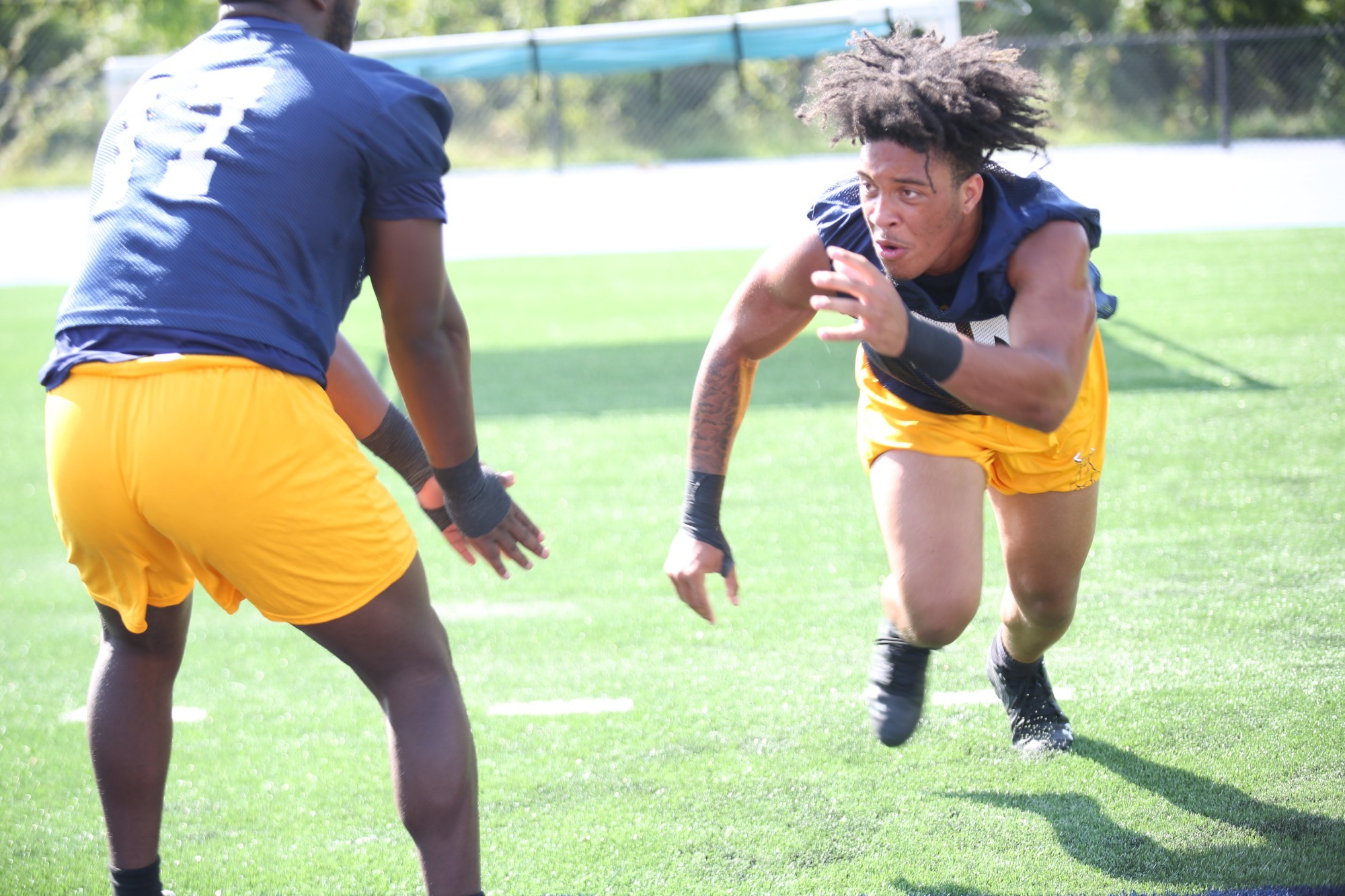 Football opens camp - Johnson C. Smith University Athletics