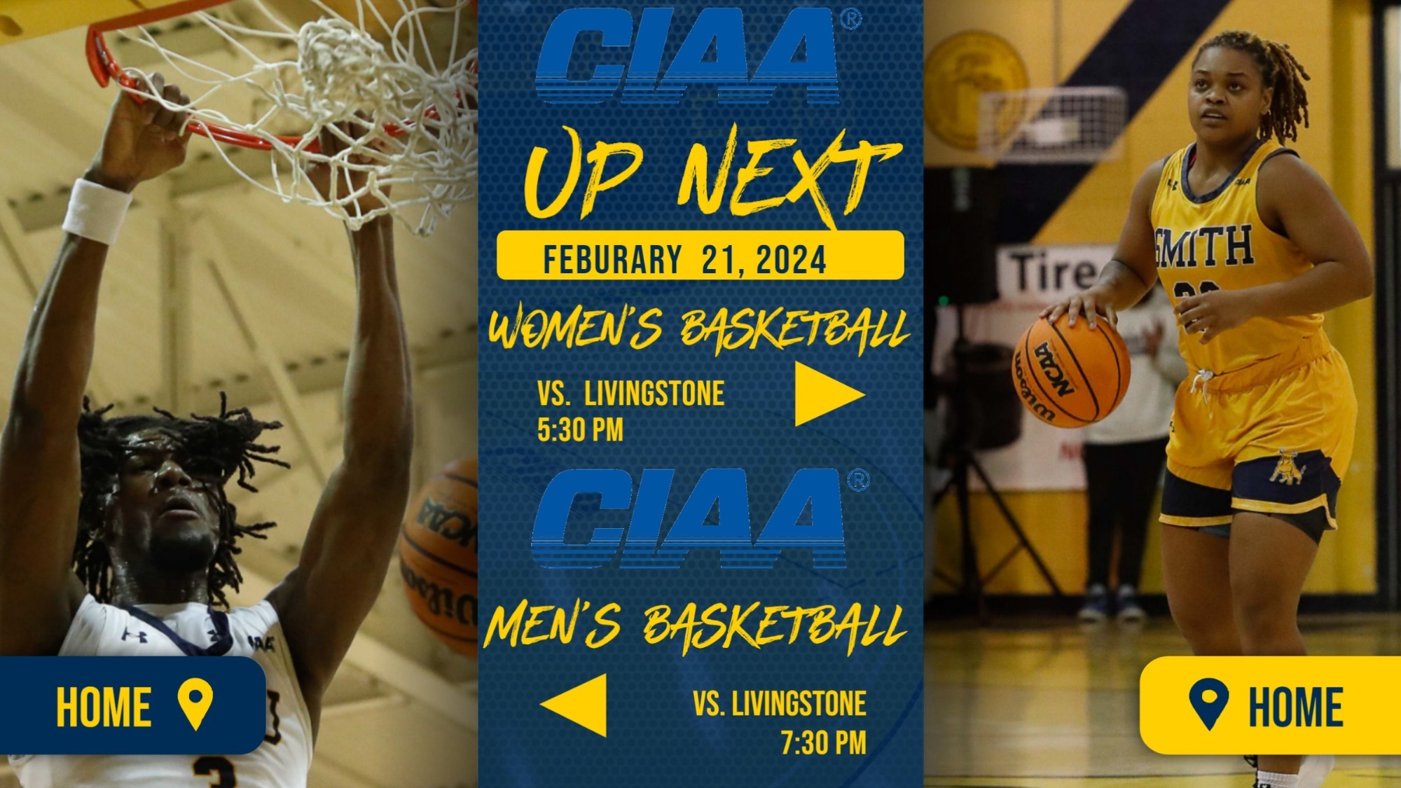 JCSU to Livingstone in Brayboy Gym - Johnson C. Smith University Athletics
